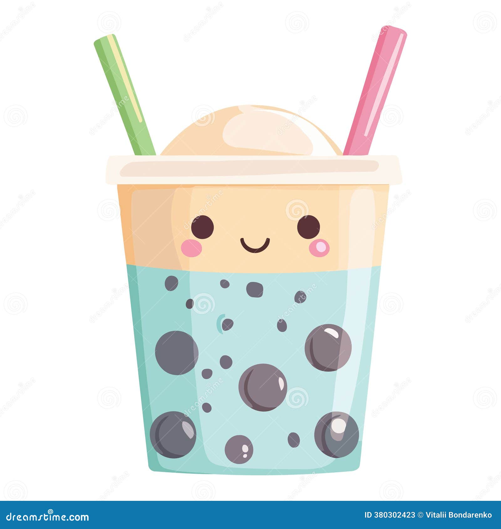 Cute Bubble Font With Funny Smiling Faces. Cartoon Alphabet. For ...