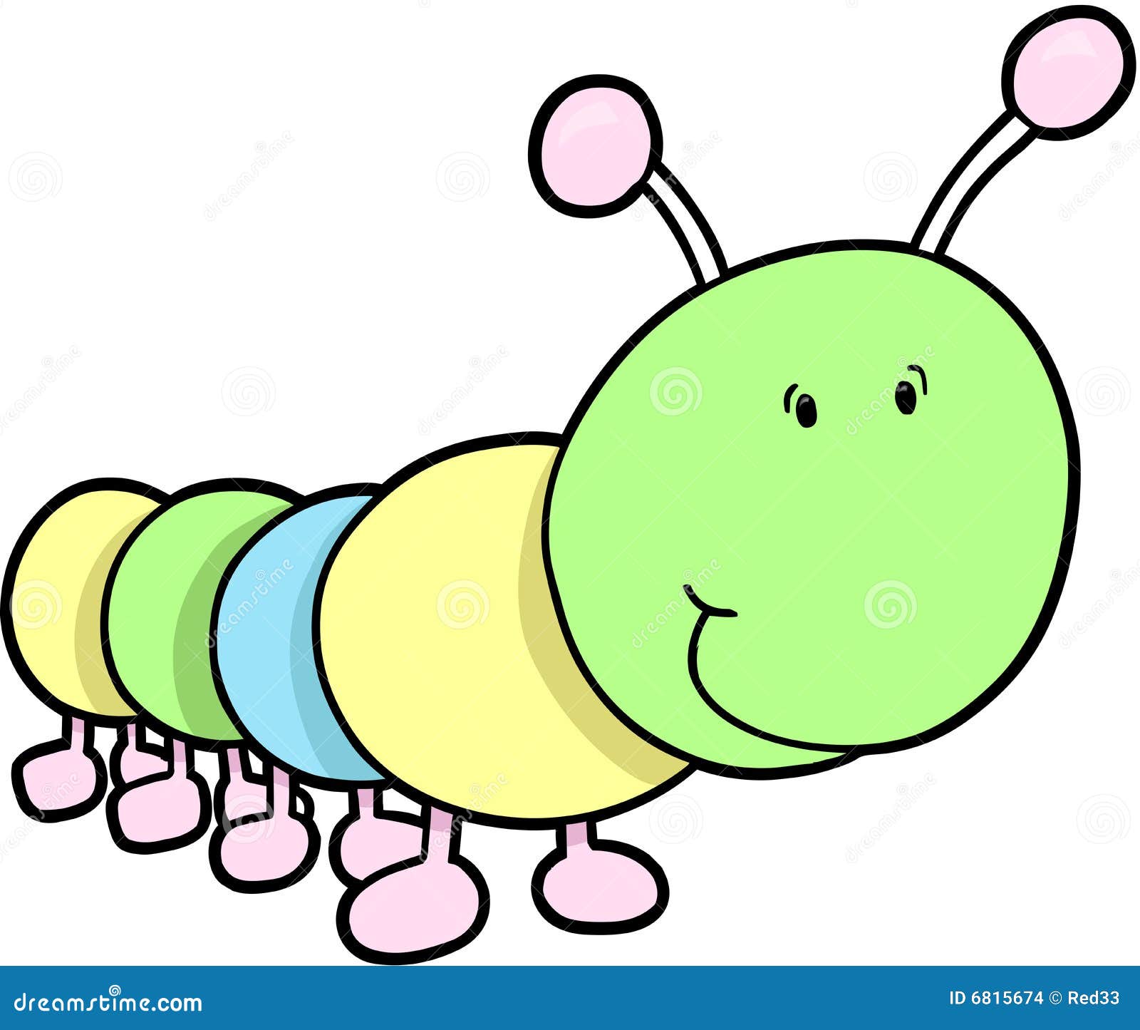 Cute Bug Vector Illustration Stock Vector - Illustration of vector ...