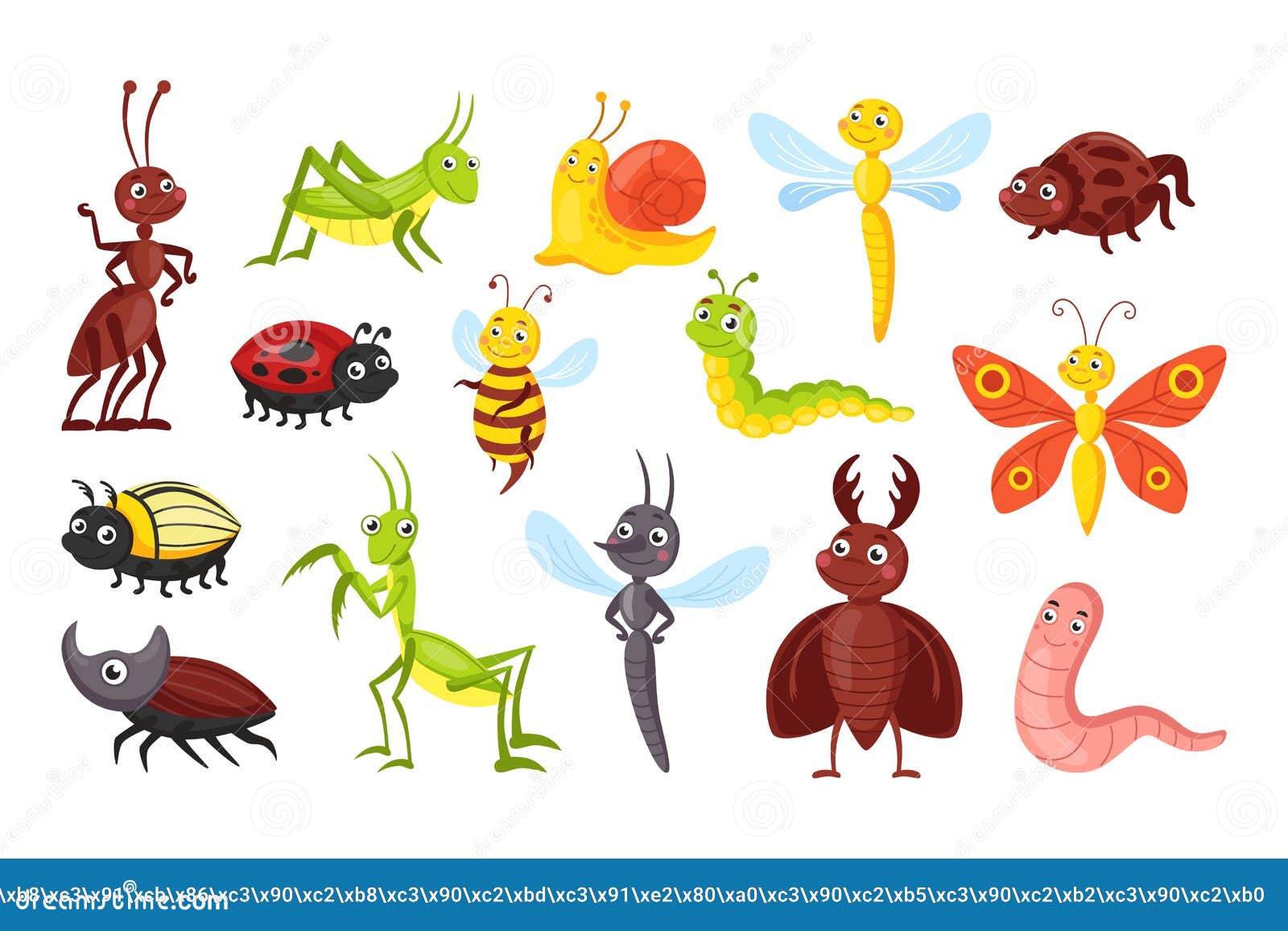 Spider Wasp, Moth, Necrophorus Humator Beetle, Mantis Foliatus Vintage ...