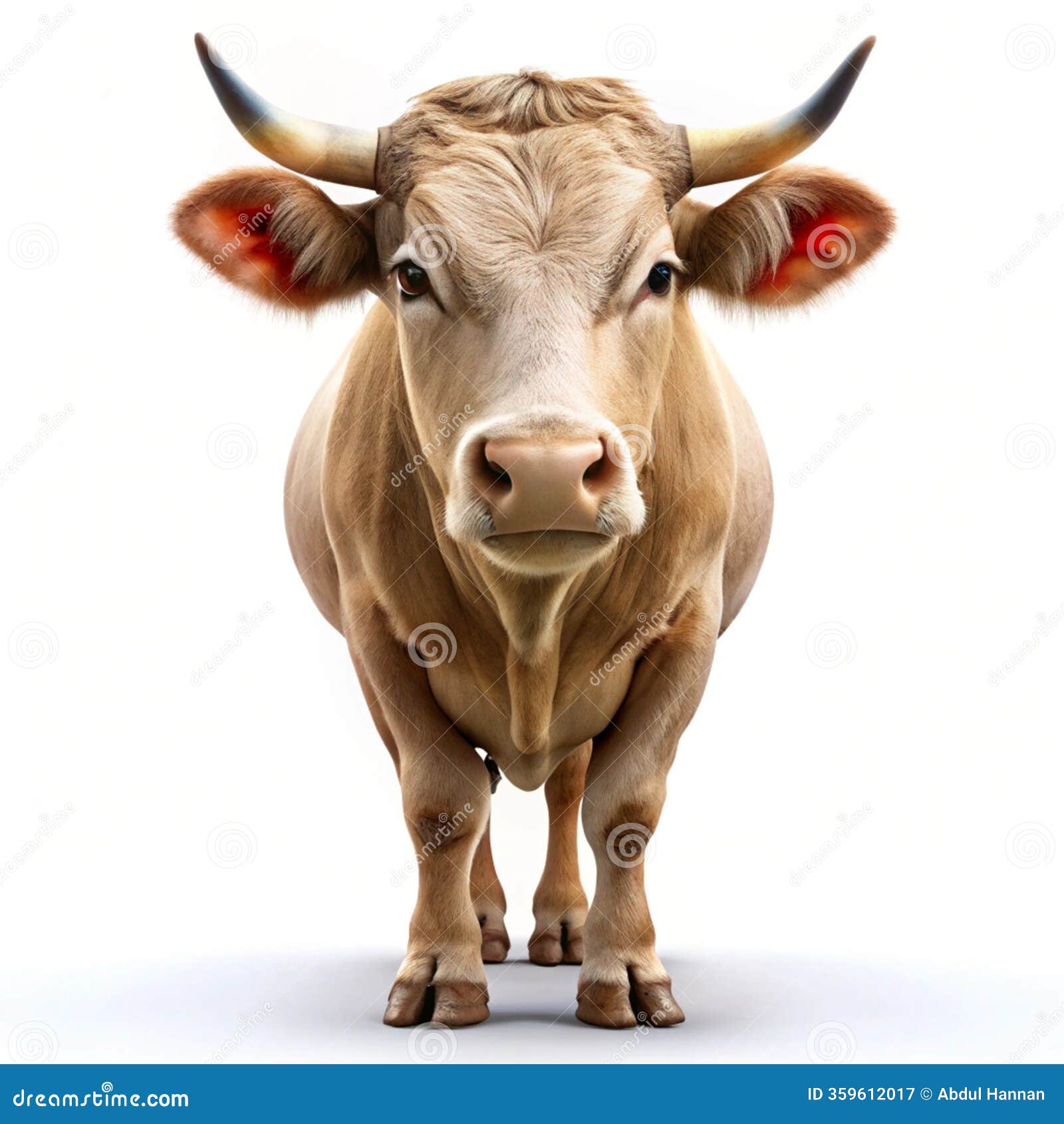 Cute bull stock illustration. Illustration of playful - 359612017