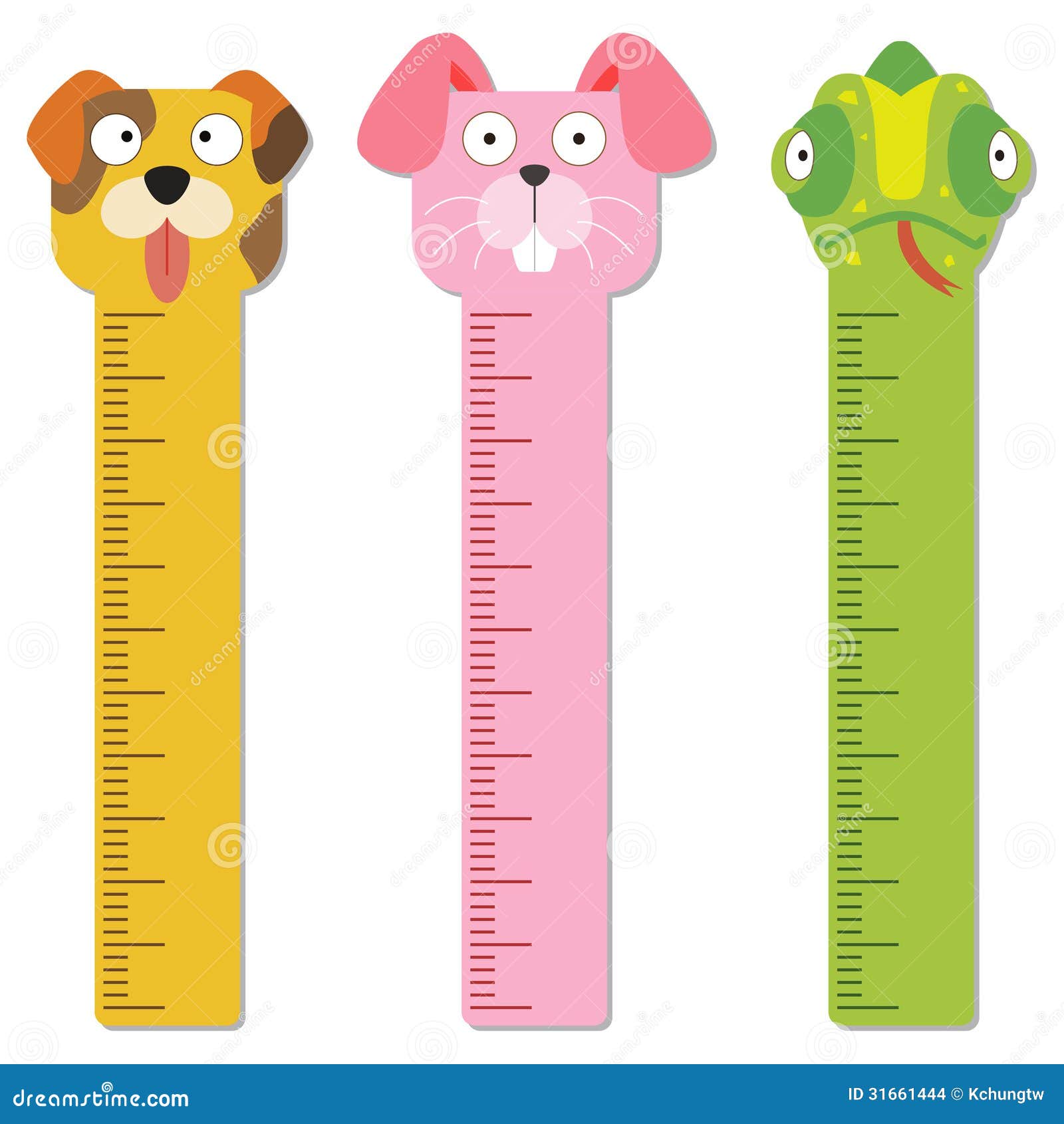 Cute Bumper Children Meter Wall. Stock Vector - Illustration of measure ...
