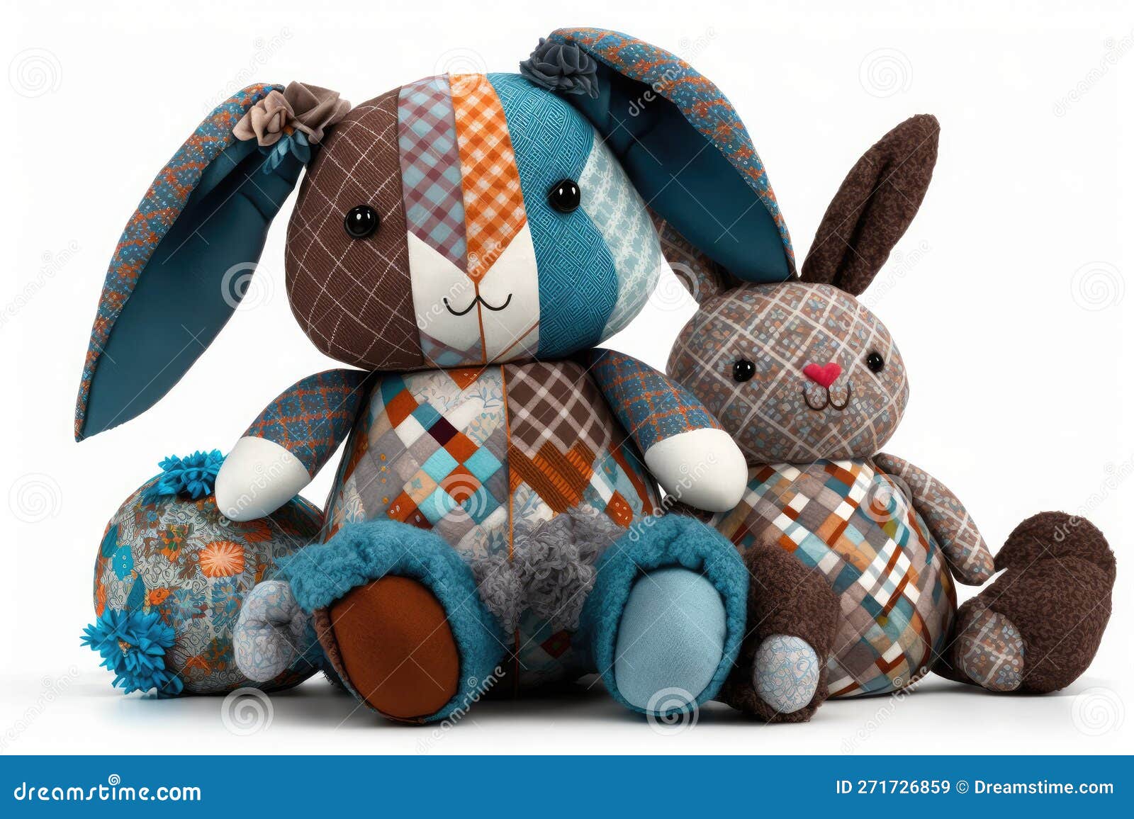 Cute Bunnies Easter, Patchwork Bunny: a Bunny Made Up of Different ...