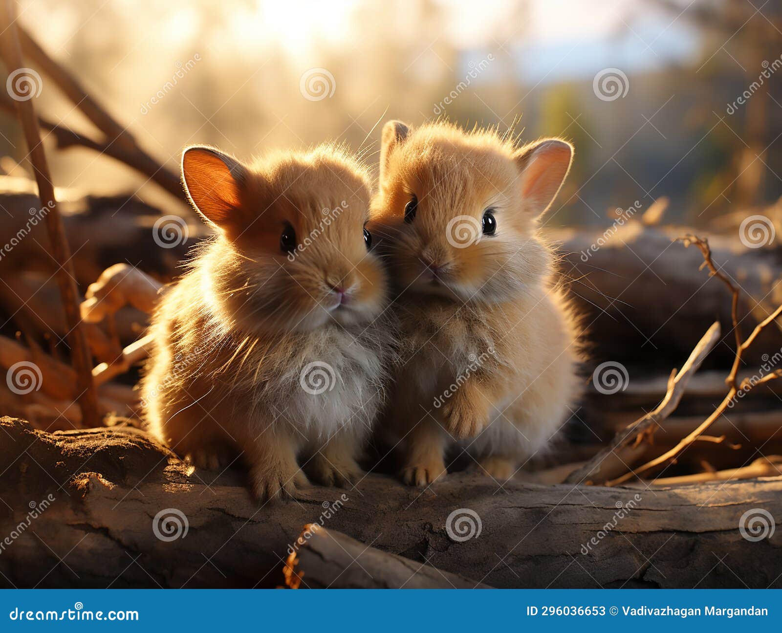 Cute bunnies stock illustration. Illustration of whiskers - 296036653