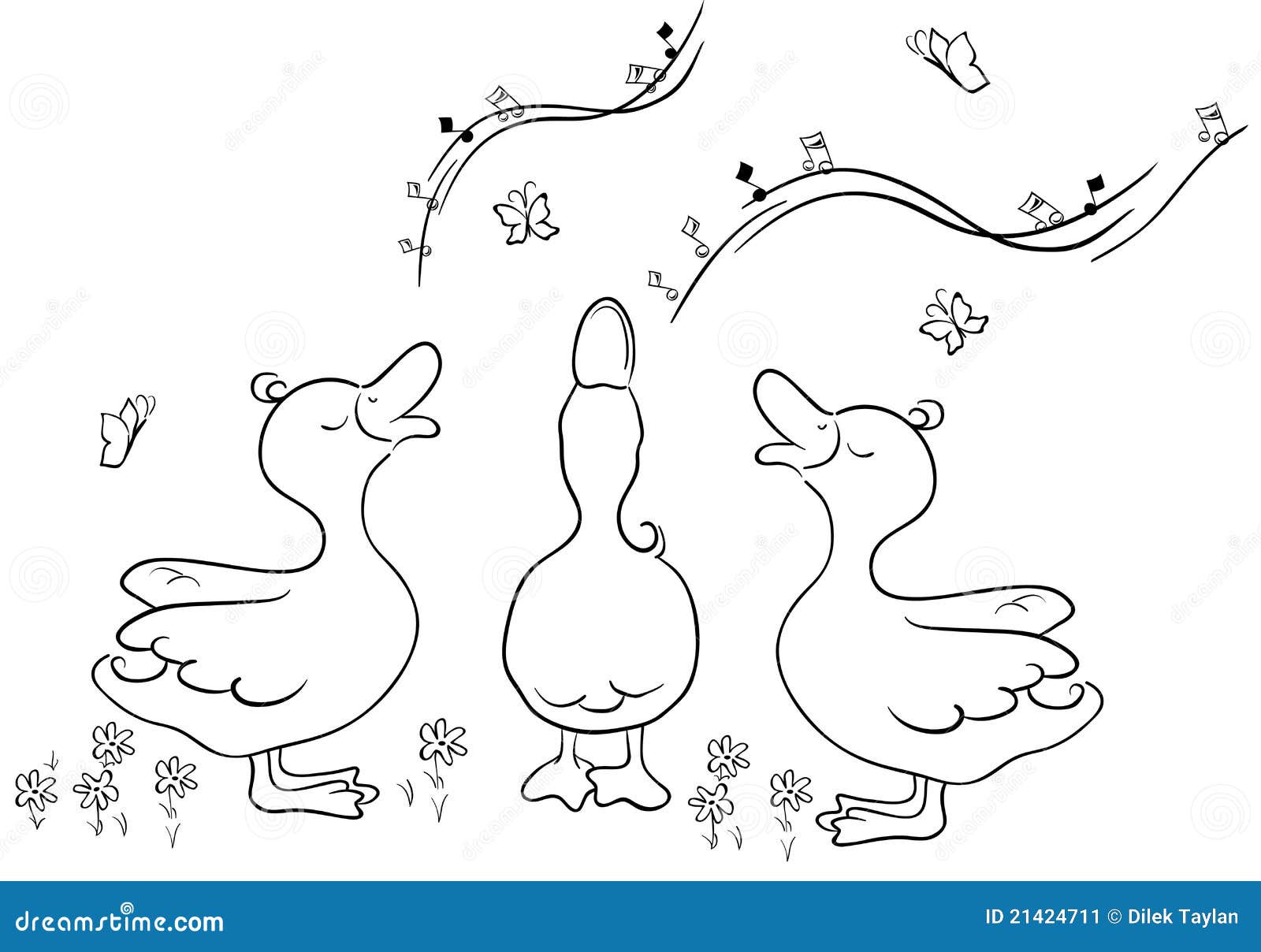 Cute bunny and duck stock vector. Illustration of graphic - 21424711
