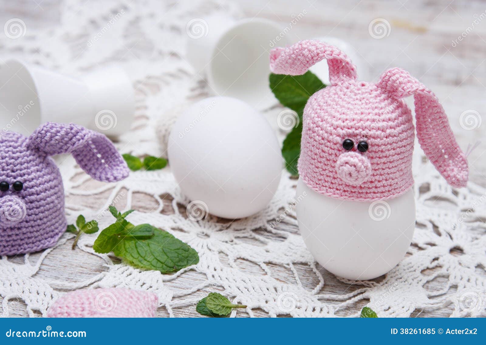 Cute bunny for Easter eggs stock image. Image of plain - 38261685
