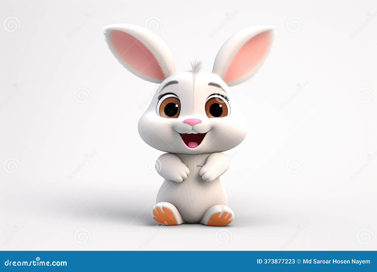 Realistic Rabbit Coloring Pages: Free Printable Sheets For Kids Royalty ...