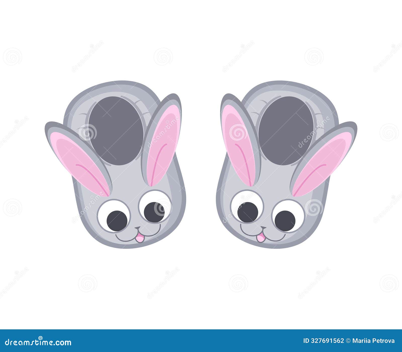 Cute Bunny Slippers. Soft and Cozy House Slippers with Rabbit Bunny ...