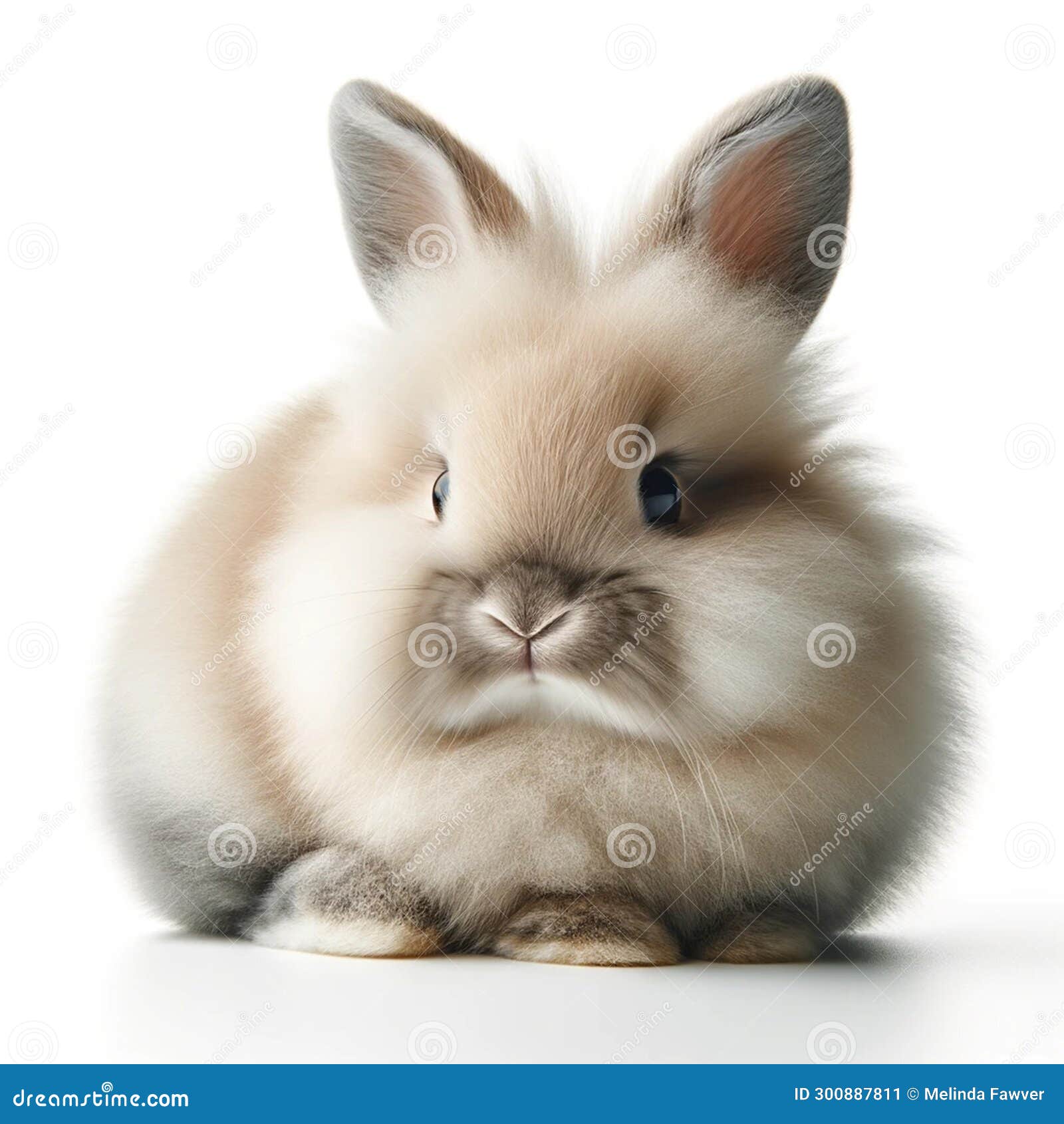 Cute Bunny on a White Background Stock Image - Image of sitss, tiny ...