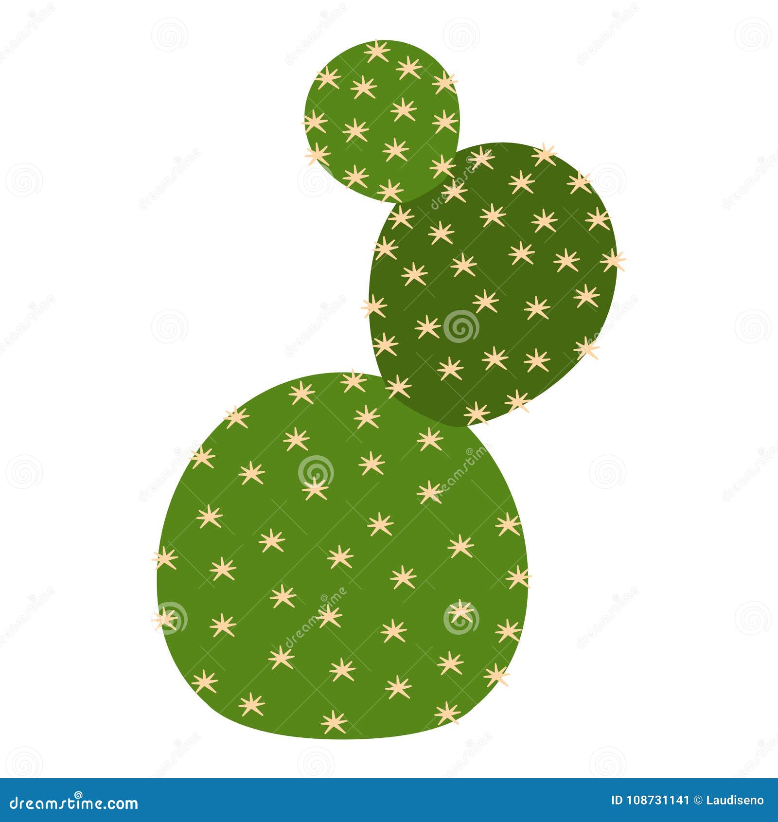 Cute cactus icon stock vector. Illustration of growth - 108731141