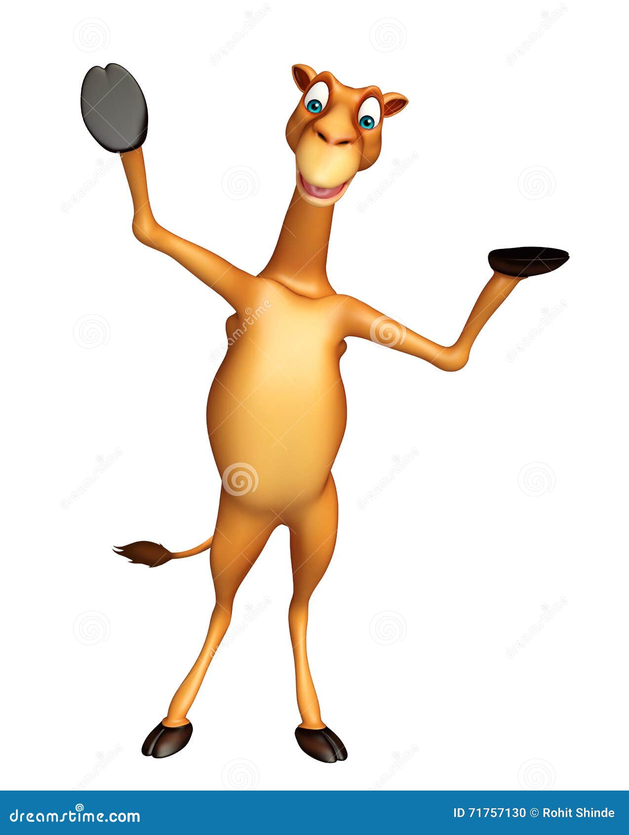 Cute Camel Cartoon Character Stock Illustration - Illustration of ...