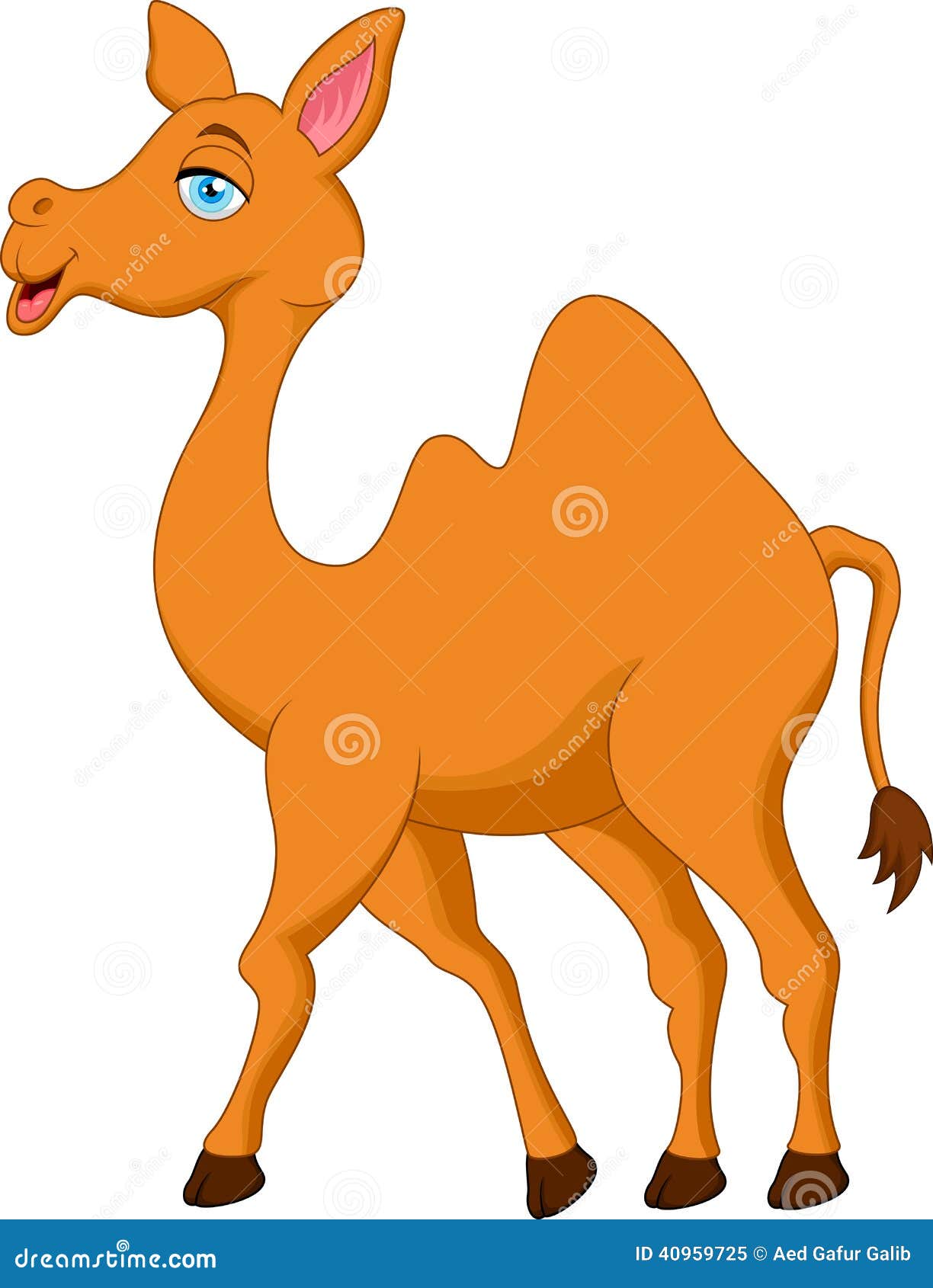 Cute camel cartoon stock vector. Illustration of isolated - 40959725