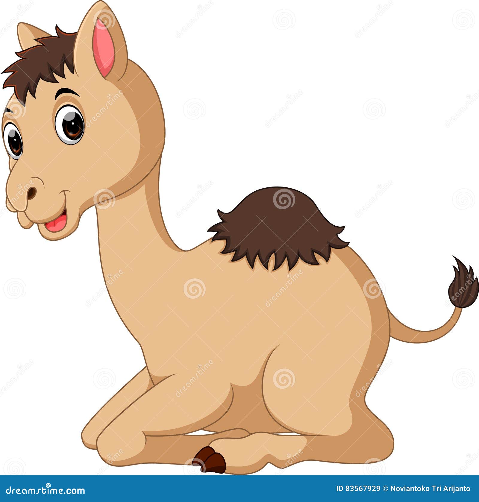 Cute Camel, Animal, Trend, Cartoon Style, Vector, Illustration ...