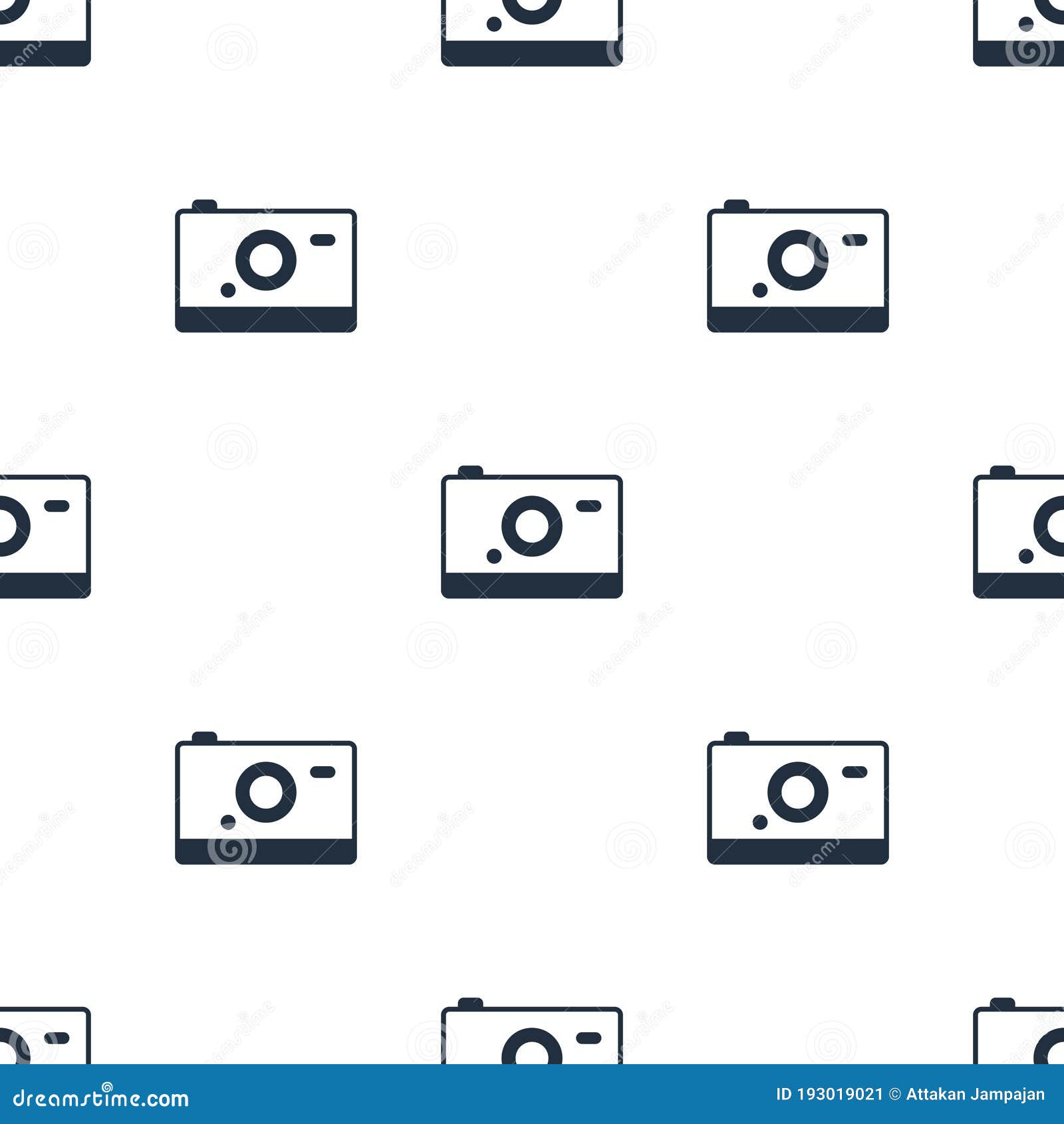 Cute Camera Seamless Pattern Background,Vector and Illustration Stock ...