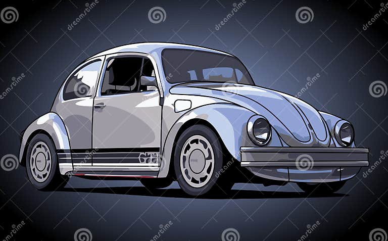 Cute car side view stock vector. Illustration of isolated - 264118412