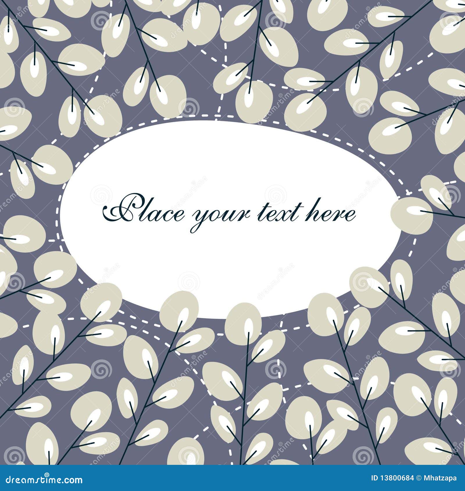 Cute card template stock vector. Illustration of abstract - 13800684