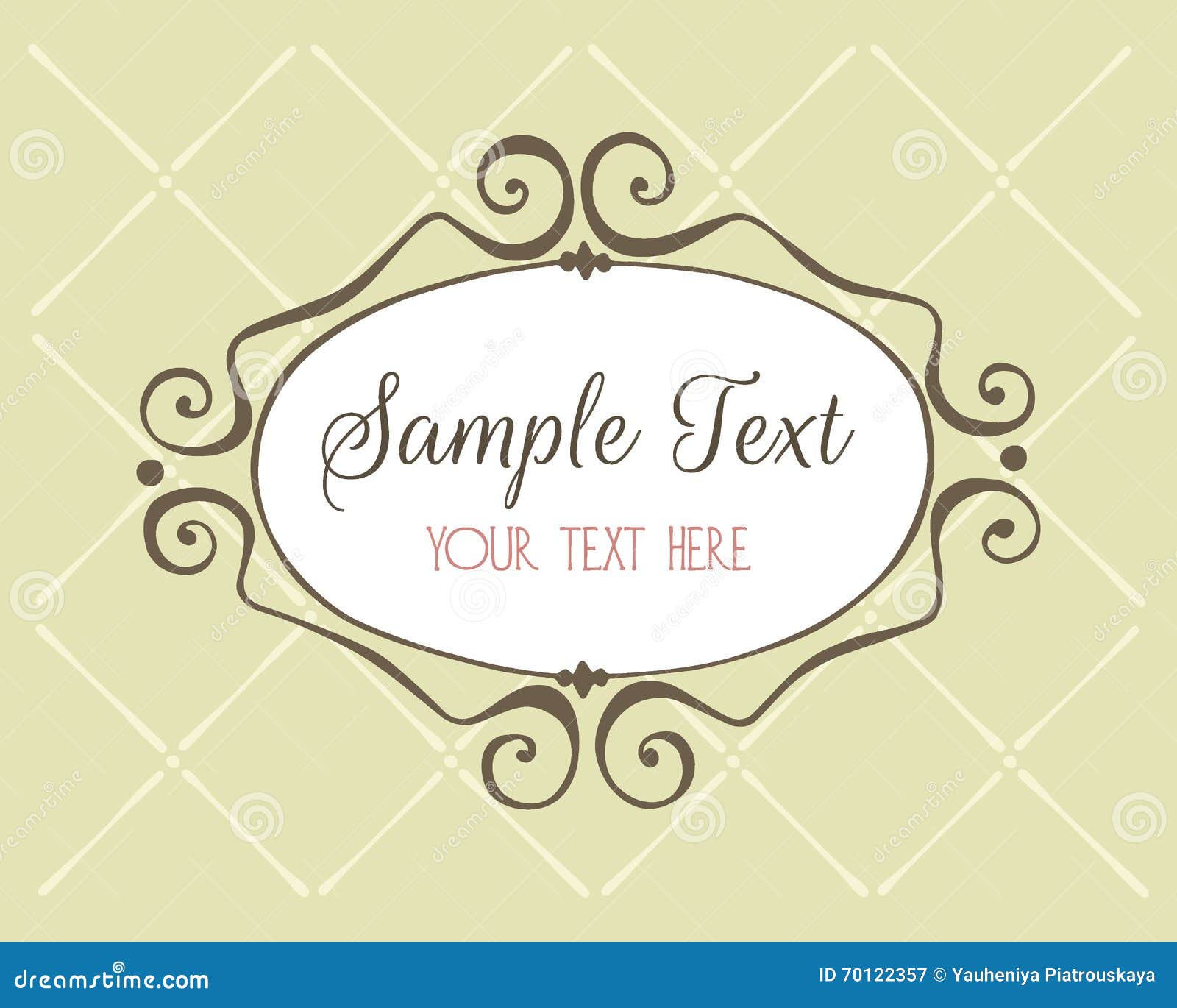 Cute card template stock vector. Illustration of sweet - 70122357