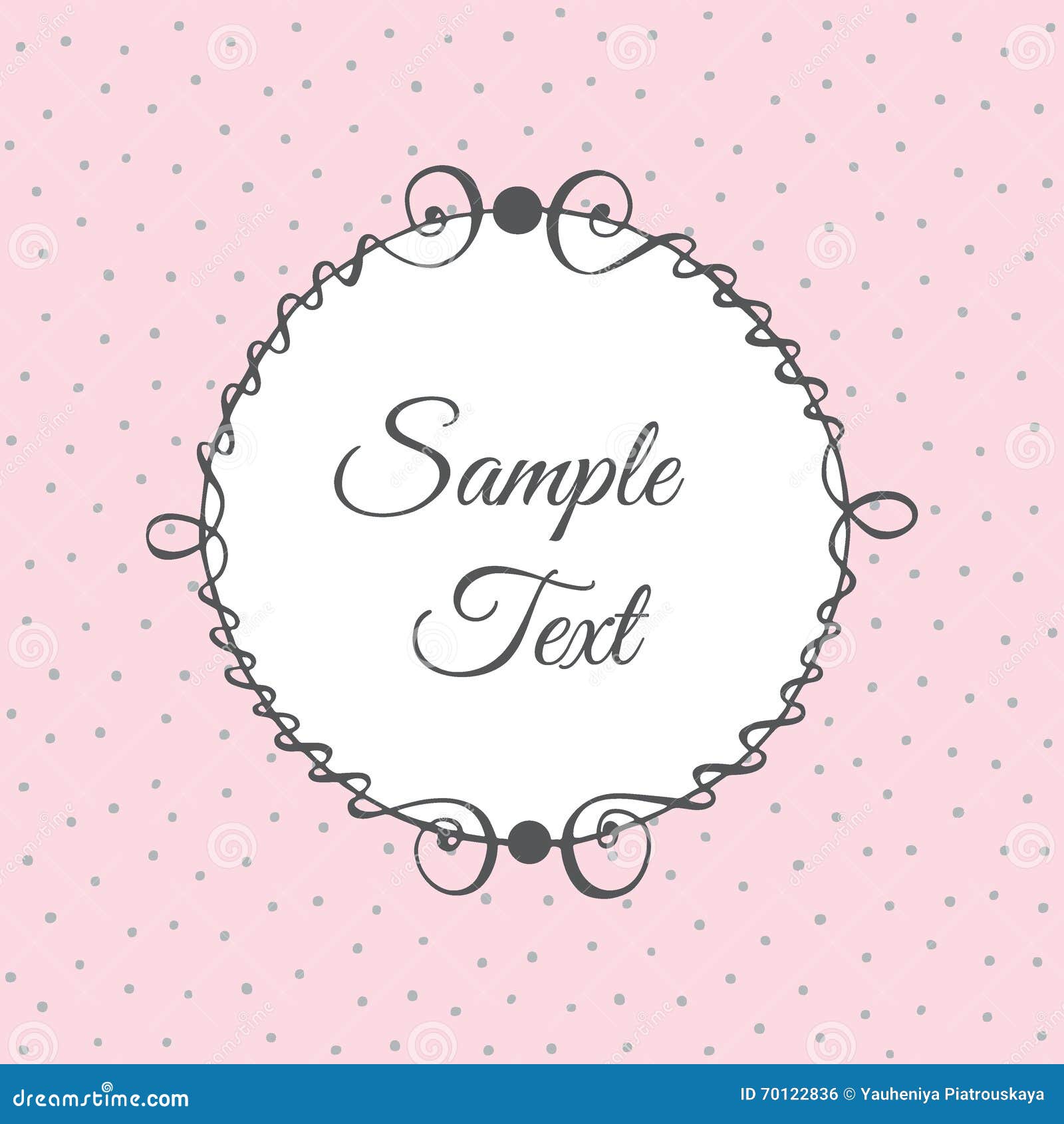 Cute card template stock vector. Illustration of sweet - 70122836