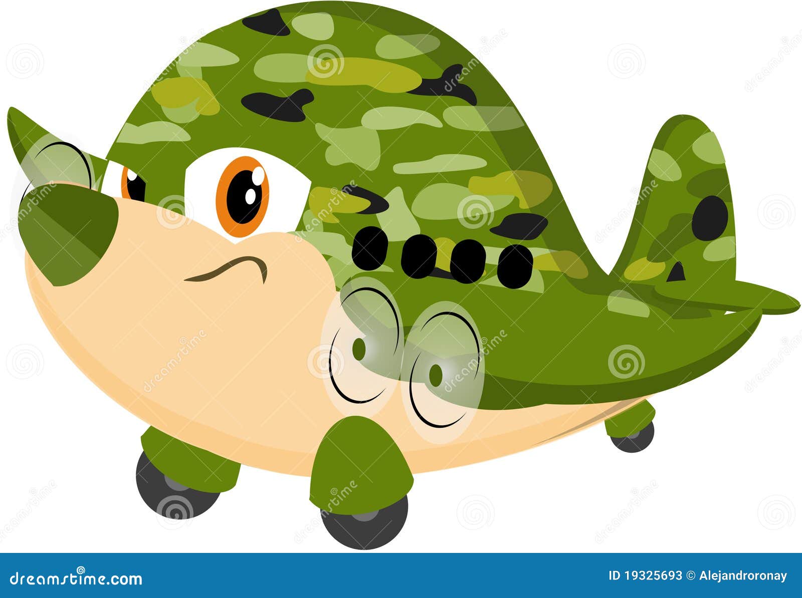 Cute Cartoon Airplane Royalty-Free Stock Photography | CartoonDealer ...
