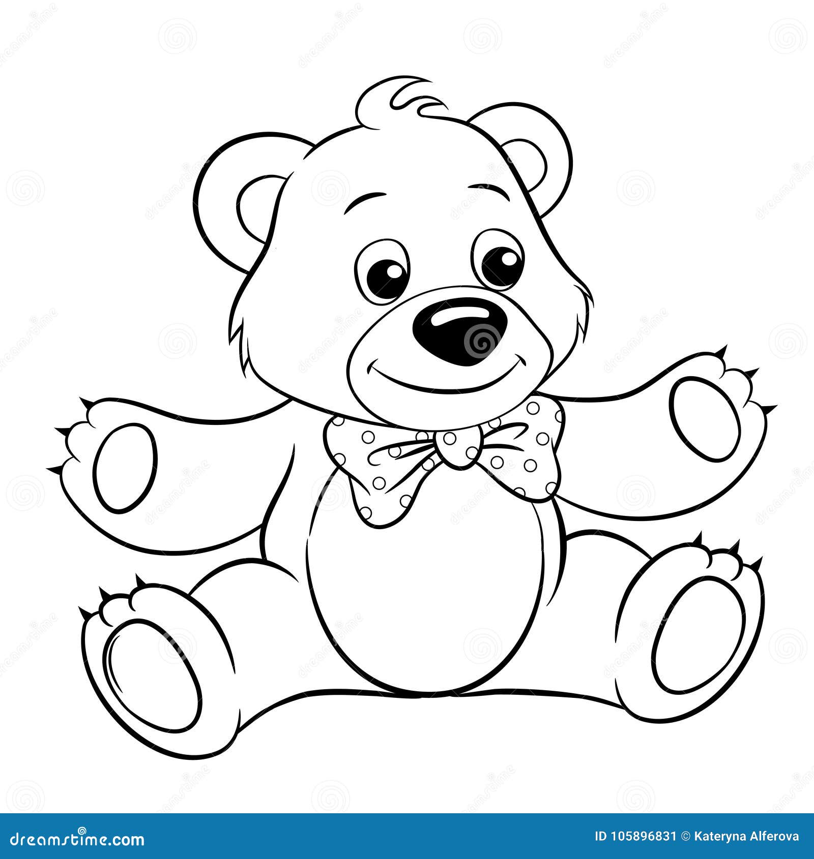 Black White Cartoon Bear Stock Illustrations – 26,861 Black White ...