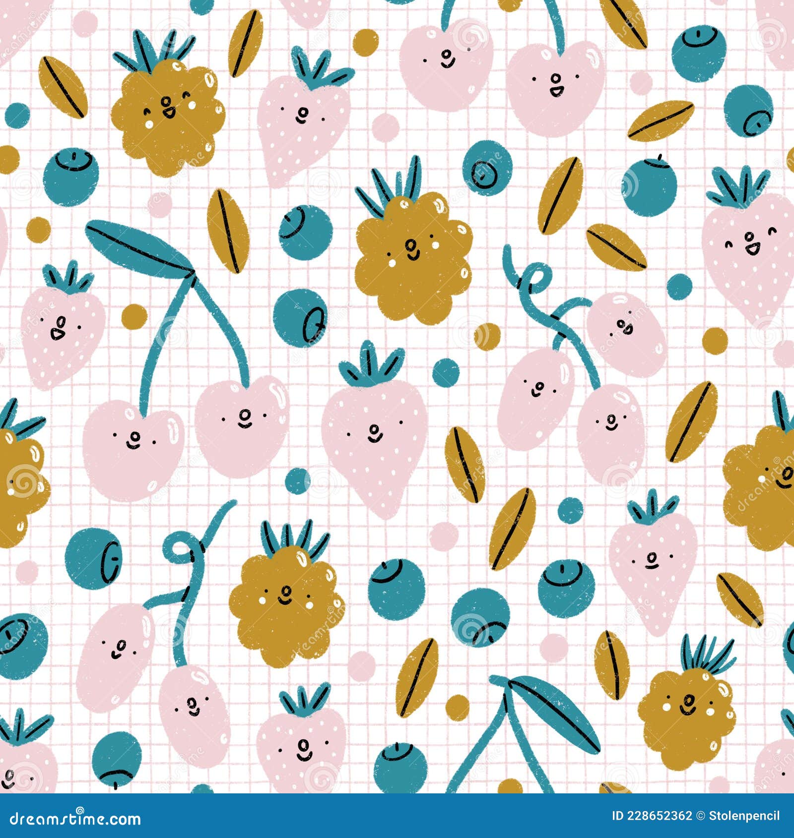 Cartoon Berries. Vector Illustration. Coloring | CartoonDealer.com ...