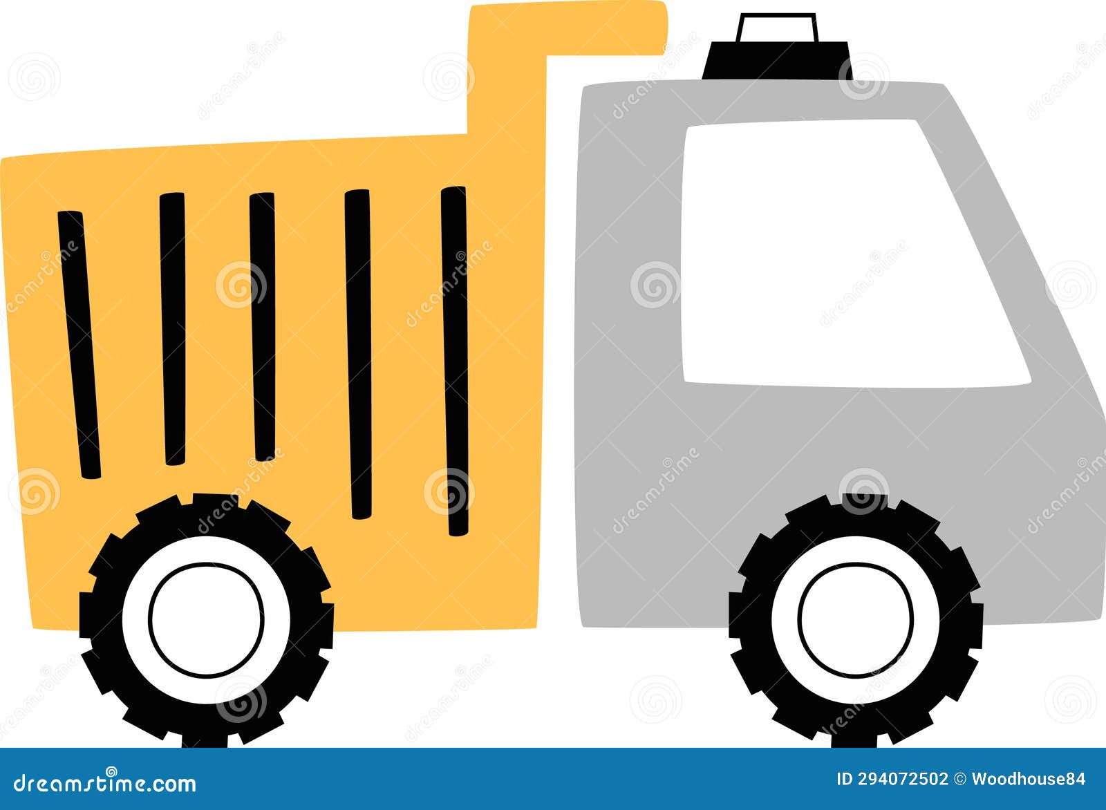 Cute Cartoon Car Truck stock vector. Illustration of child - 294072502