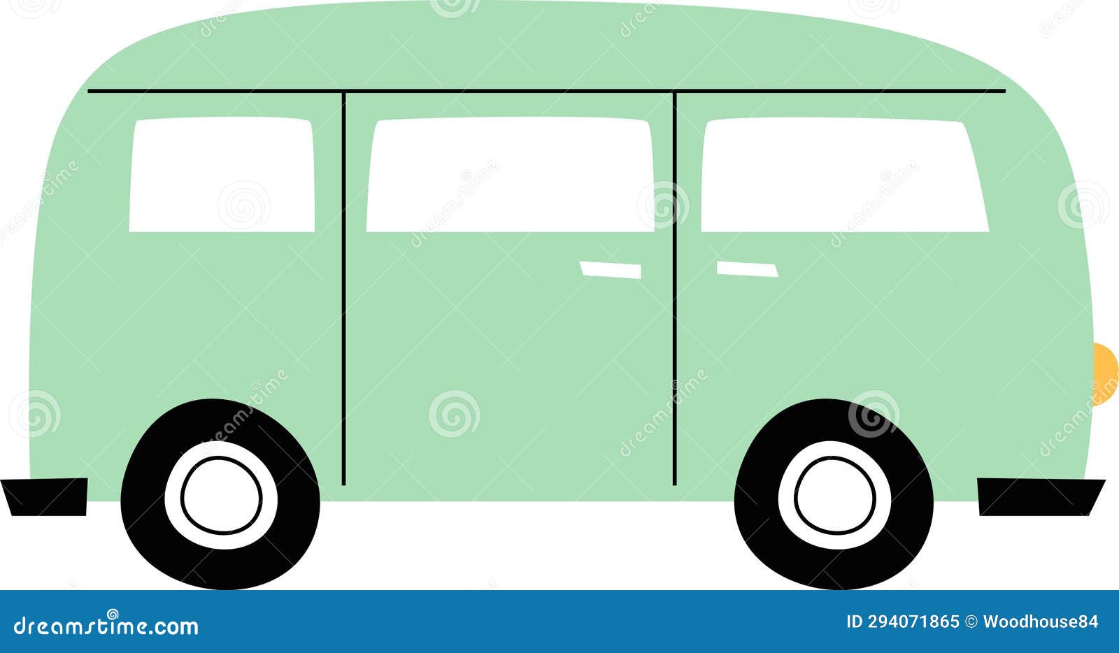 Cute Cartoon Car Van stock vector. Illustration of baby - 294071865