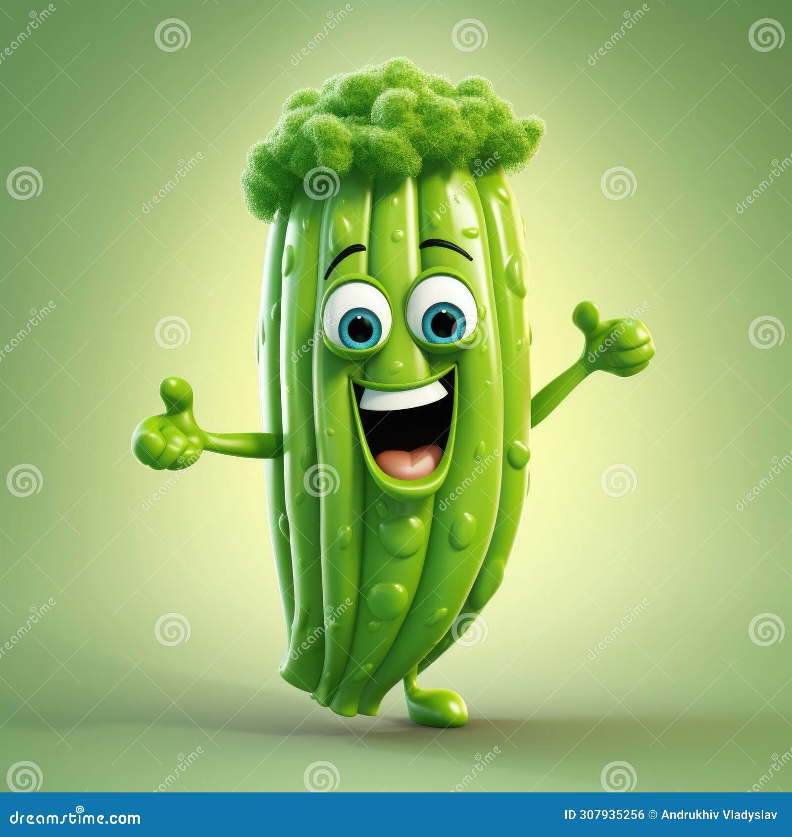 Cartoon Celery Stalk Characters Stock Image | CartoonDealer.com #321548857