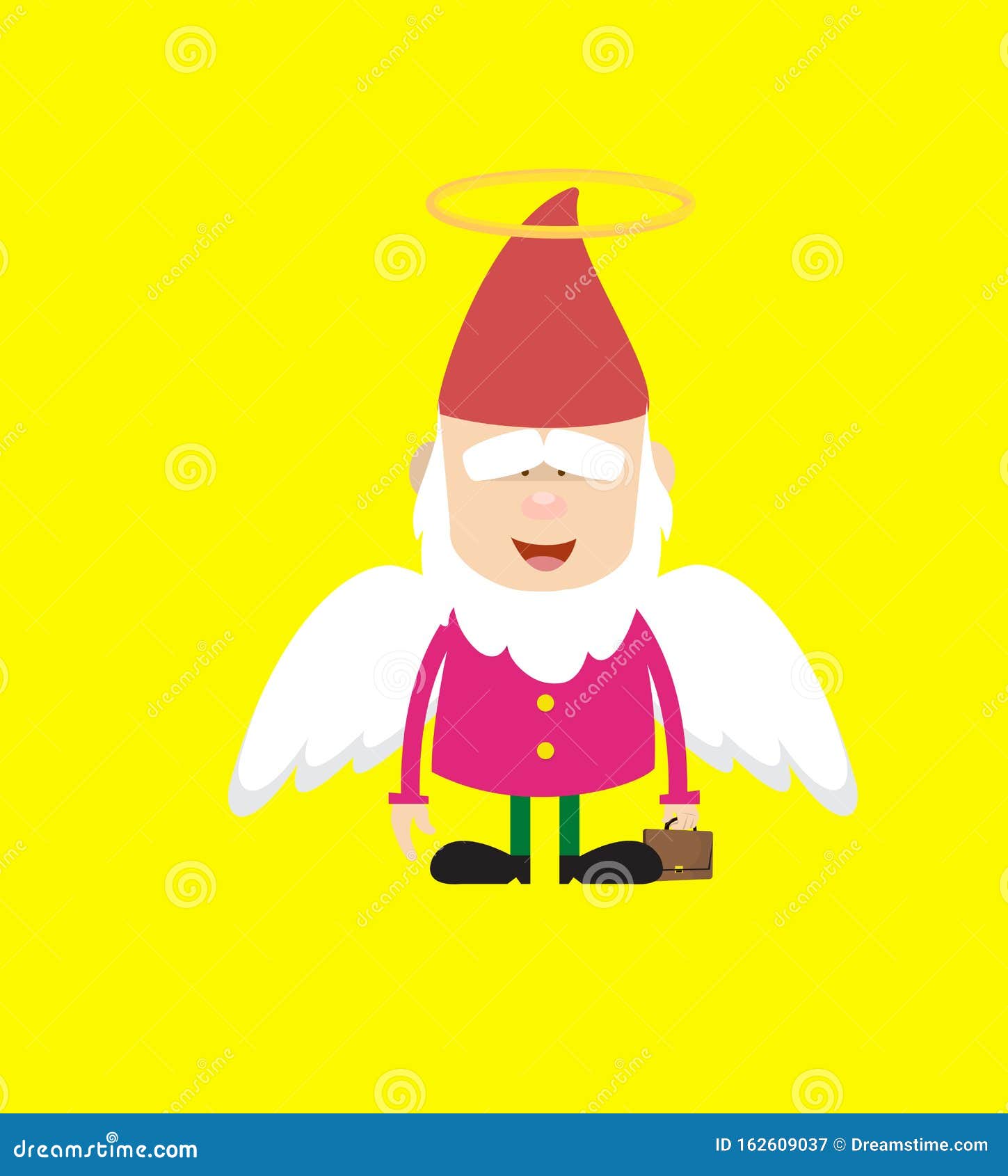 Cute Cartoon Chef - in Angel Costume Vektor Abbildung - Illustration ...