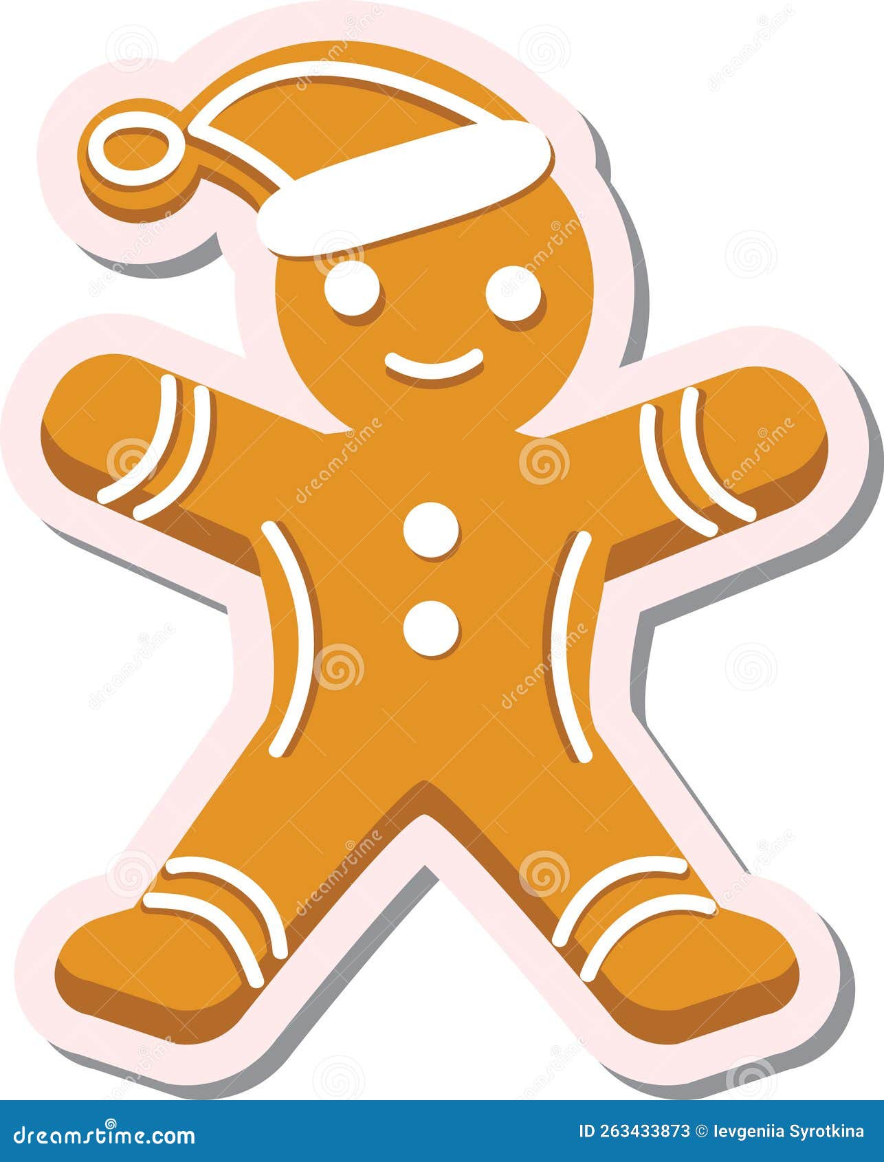 Cute Cartoon Christmas Ginger Bread Man Stock Vector - Illustration of ... Cute Cartoon Christmas Ginger Bread Man Stock Vector - Illustration of ...