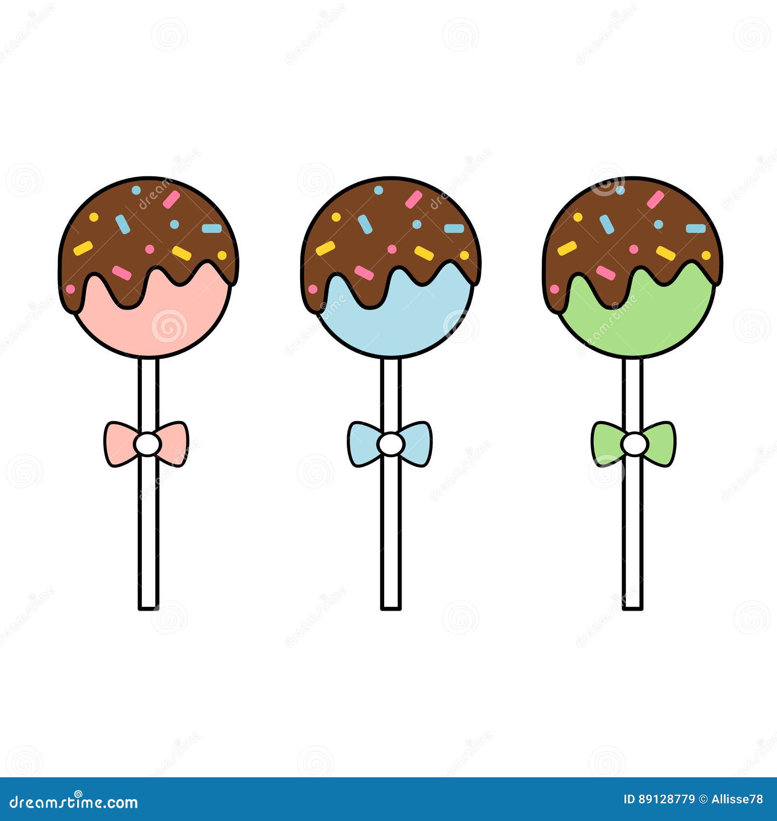 Colorful Cake Sprinkles Topping Seamless Pattern Vector Illustration ...