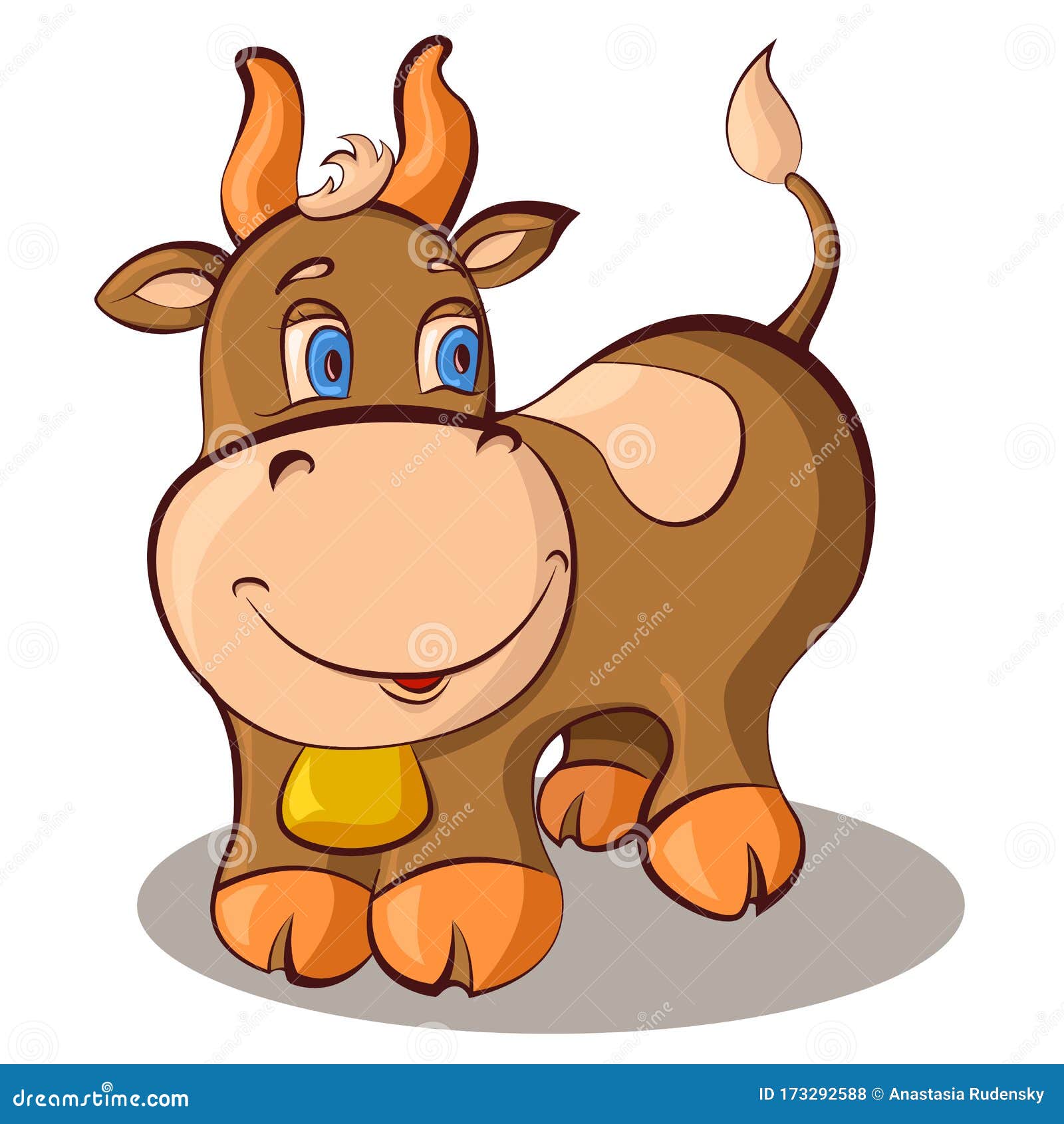 Bessie stock vector. Illustration of glare, icon, ears - 173292588