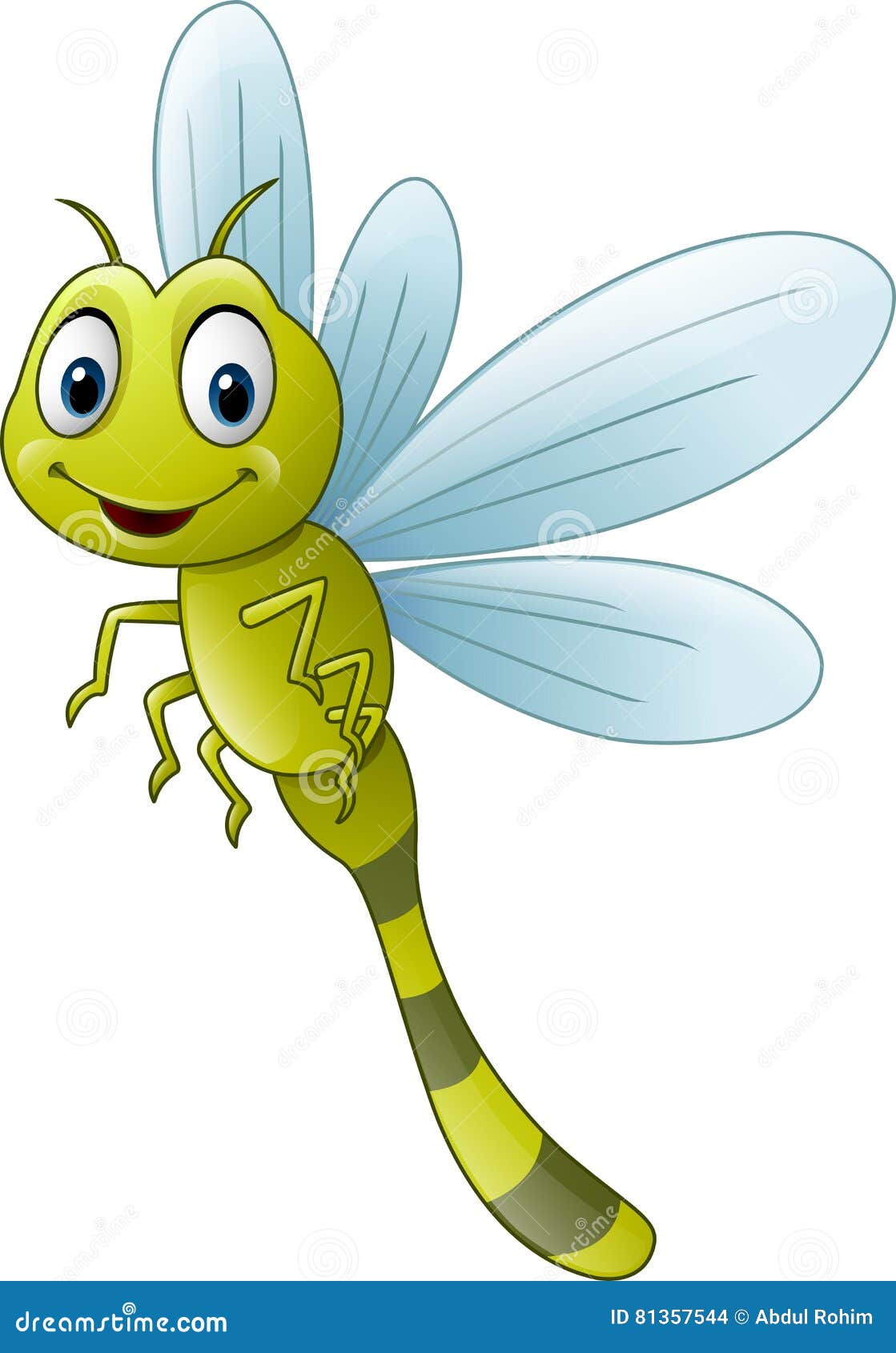 Cute Dragonfly Cartoon