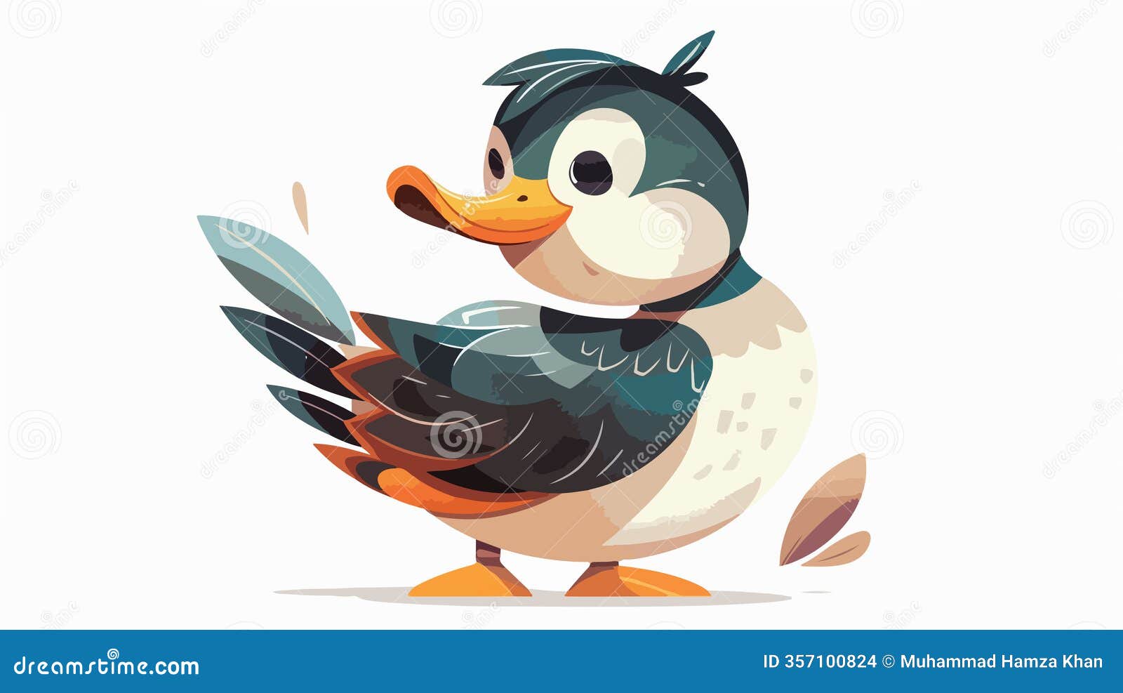 Duck Fly Animation. Ducks Flight Wing Pose Sequence Loop, Flying Wild ...