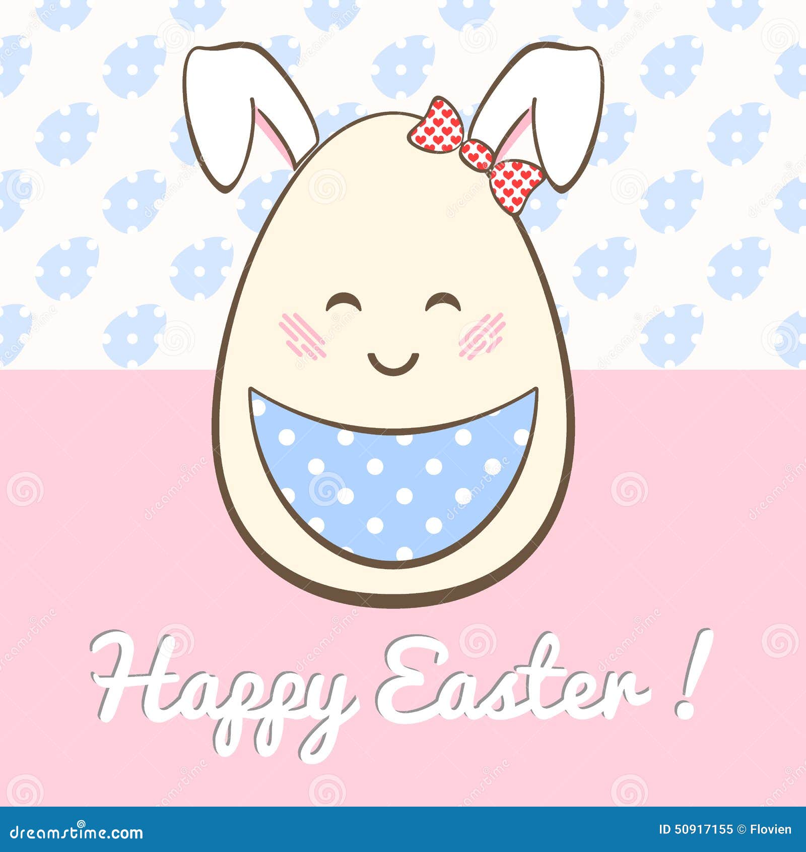 Cute Cartoon Egg in a Bunny Suit. Stock Vector - Illustration of design ...