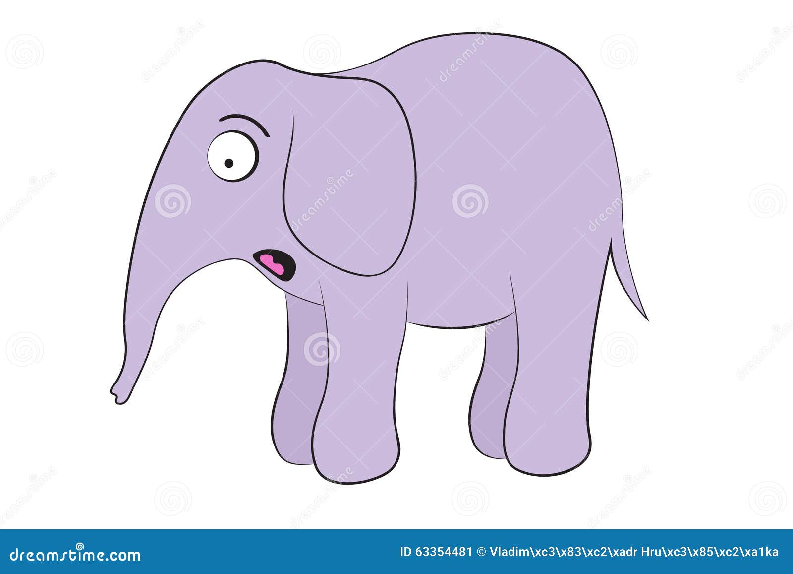 Scary Elephant Fantasy Illustration In Angura Kei Style | CartoonDealer ...