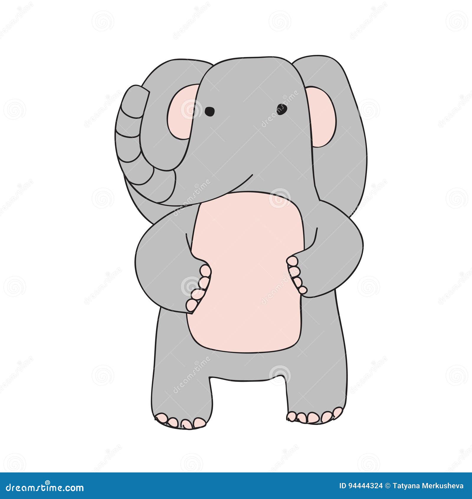 Elephant. Character. The Evil Red Horns, Fire. Devil. Big Collection Of ...