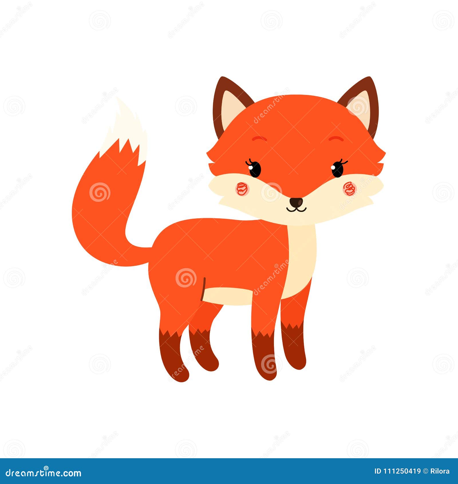 Simple Fox Illustration