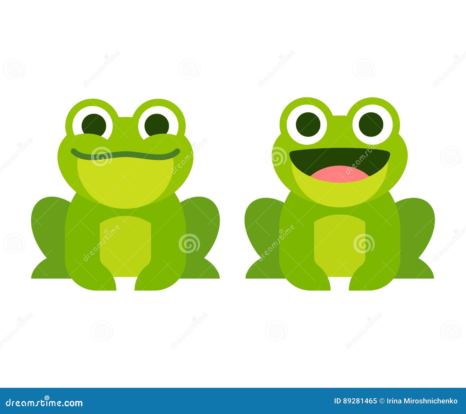 Frog Croaking Cartoon