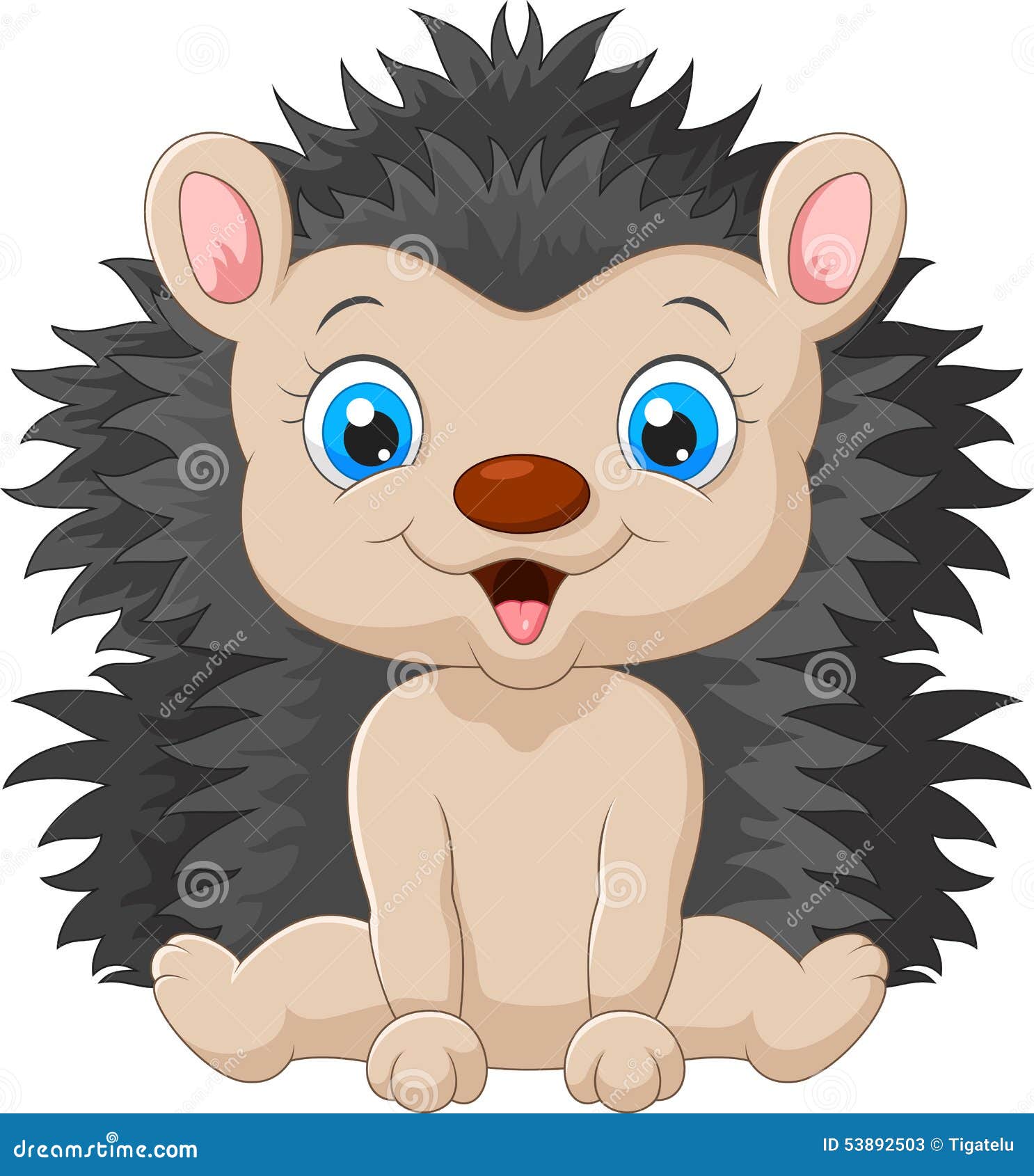 Cute Cartoon Hedgehog Child Stock Vector - Illustration of hedgehog ...