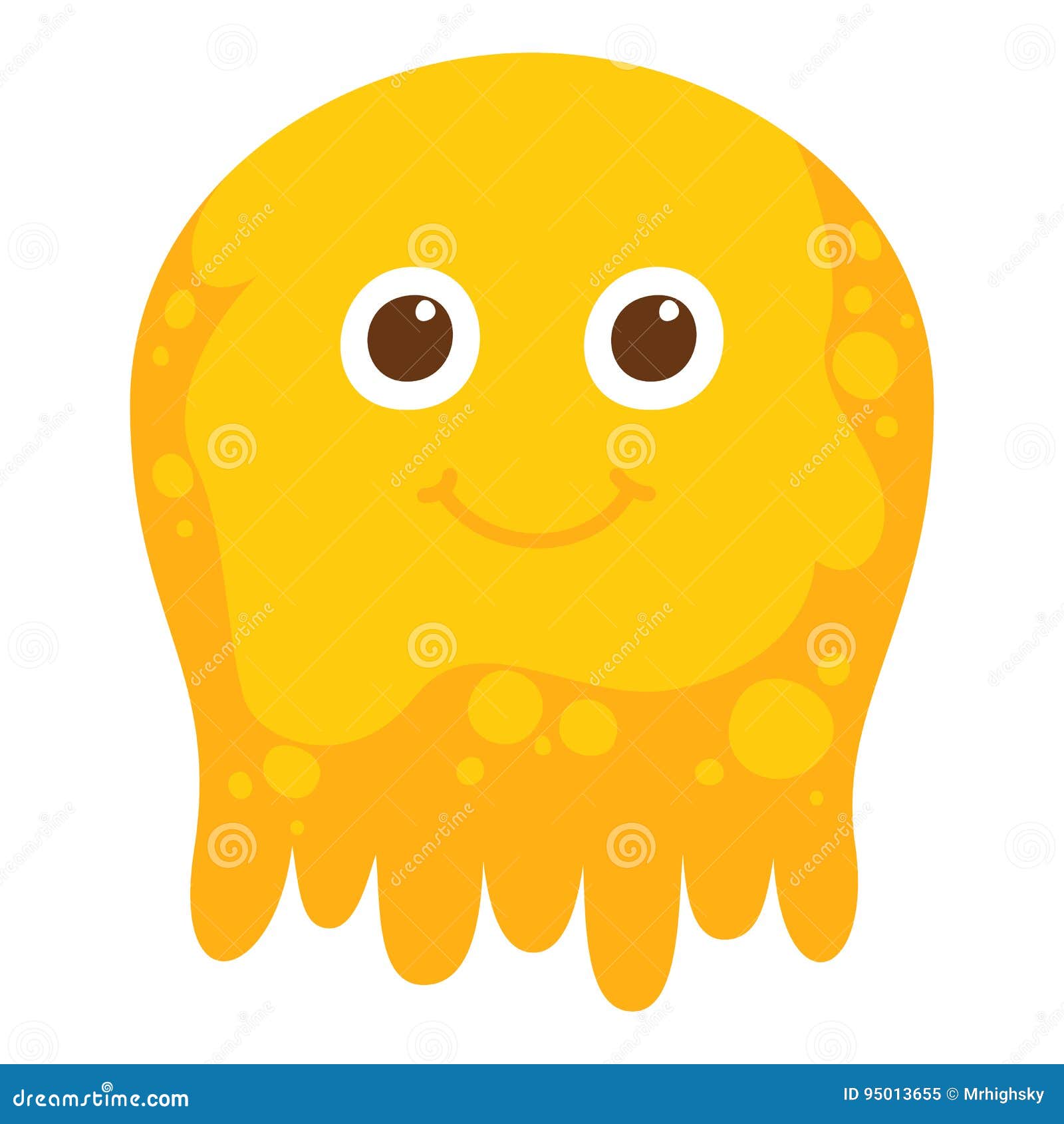 Cute Cartoon Jelly Character Stock Vector - Illustration of baby ...