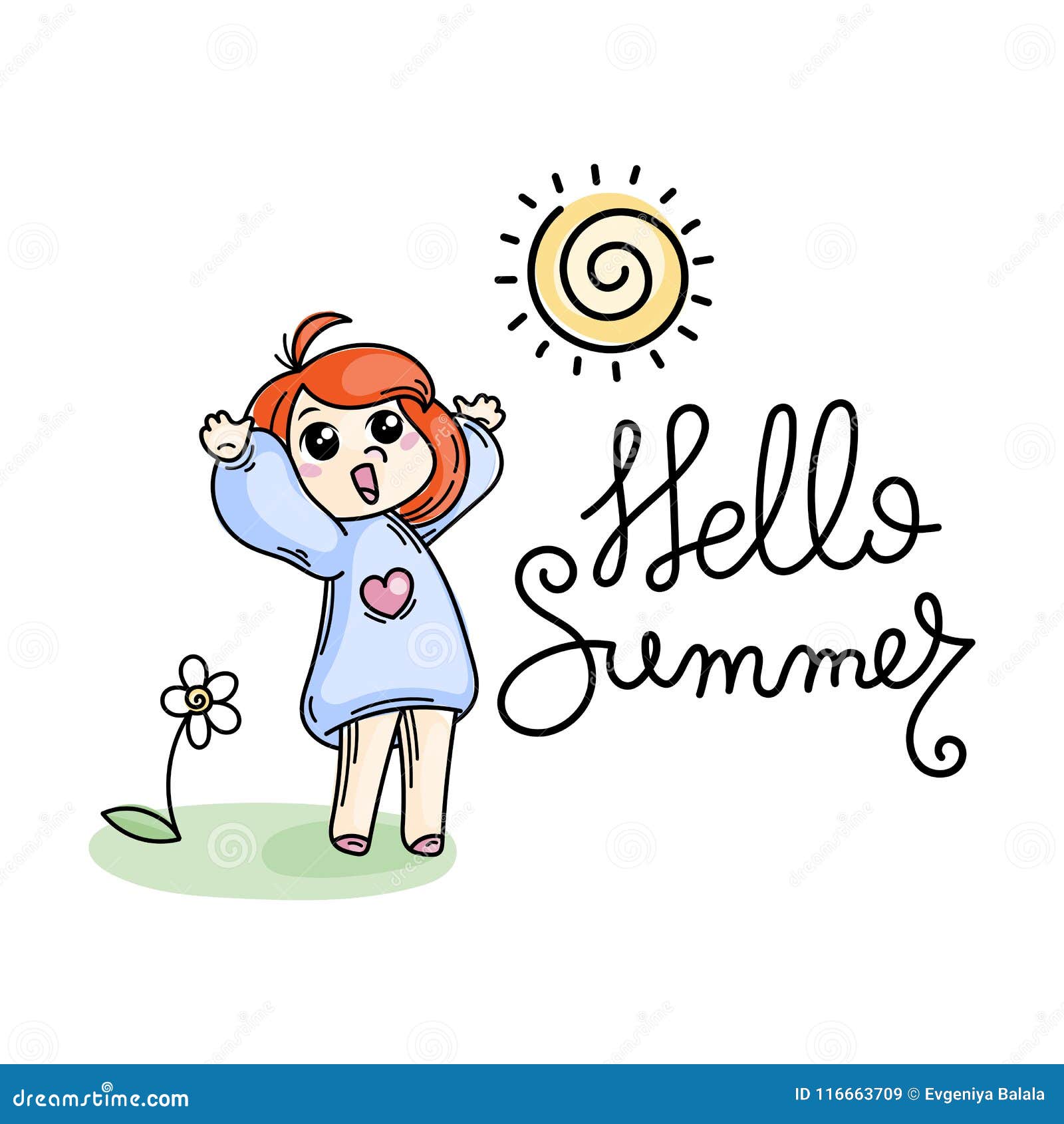 Cute Cartoon Kids. Vector and Illustration Stock Vector - Illustration ...