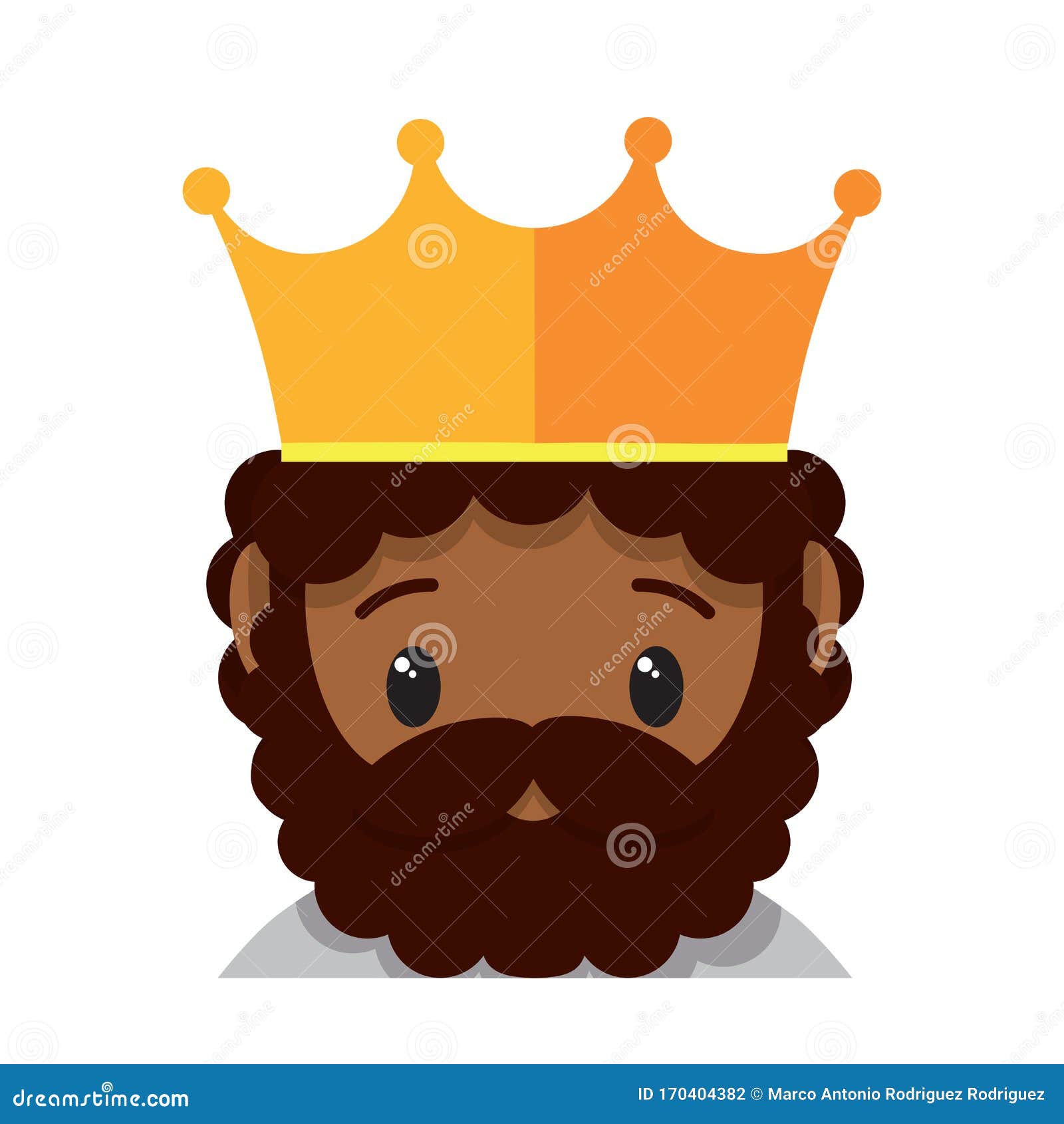 Vector Cute King Colorful Isolated Stock Illustration - Illustration of ...