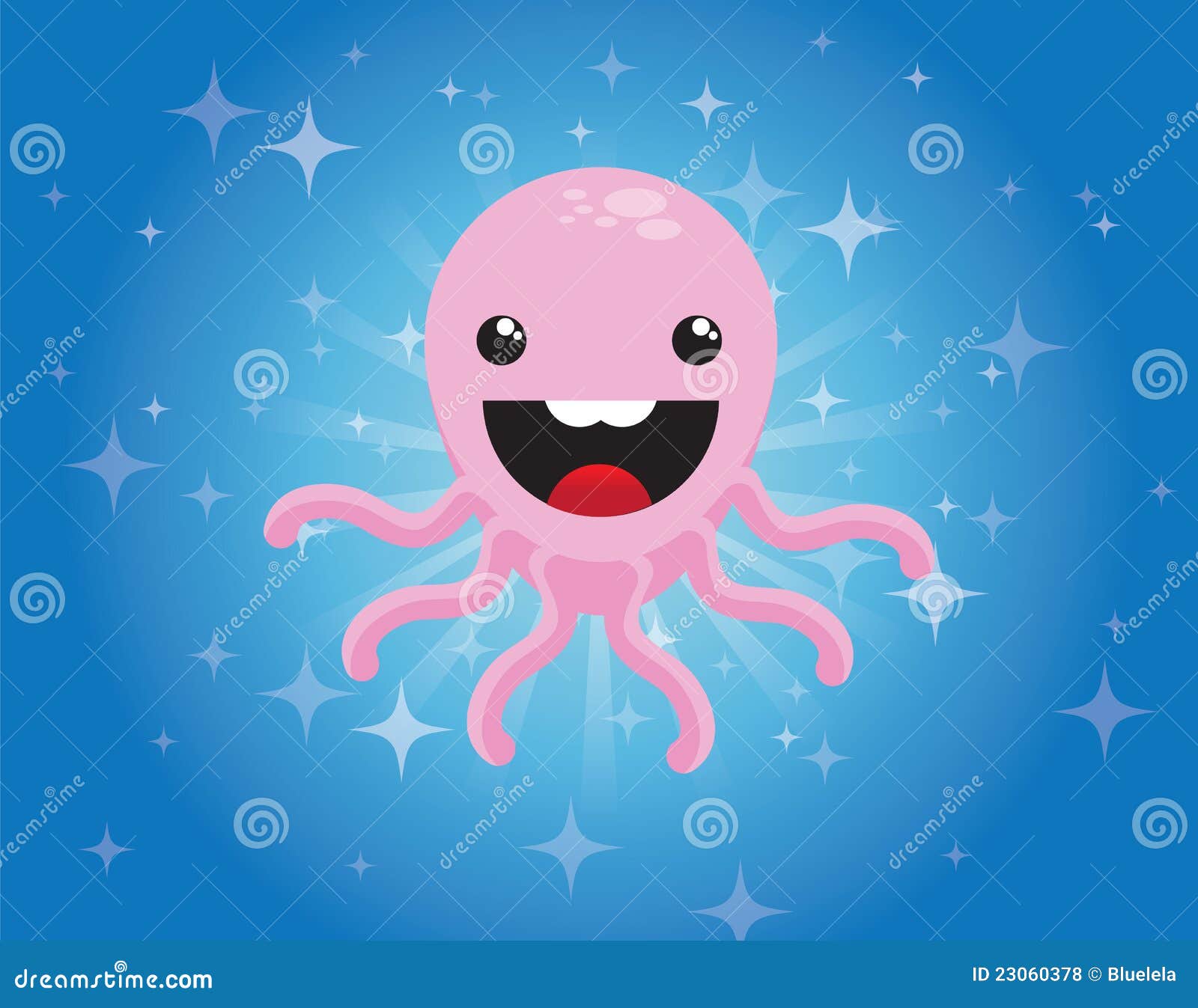 Cartoon Octopus. Vector Illustration. Dot To Dot Game For Kids ...