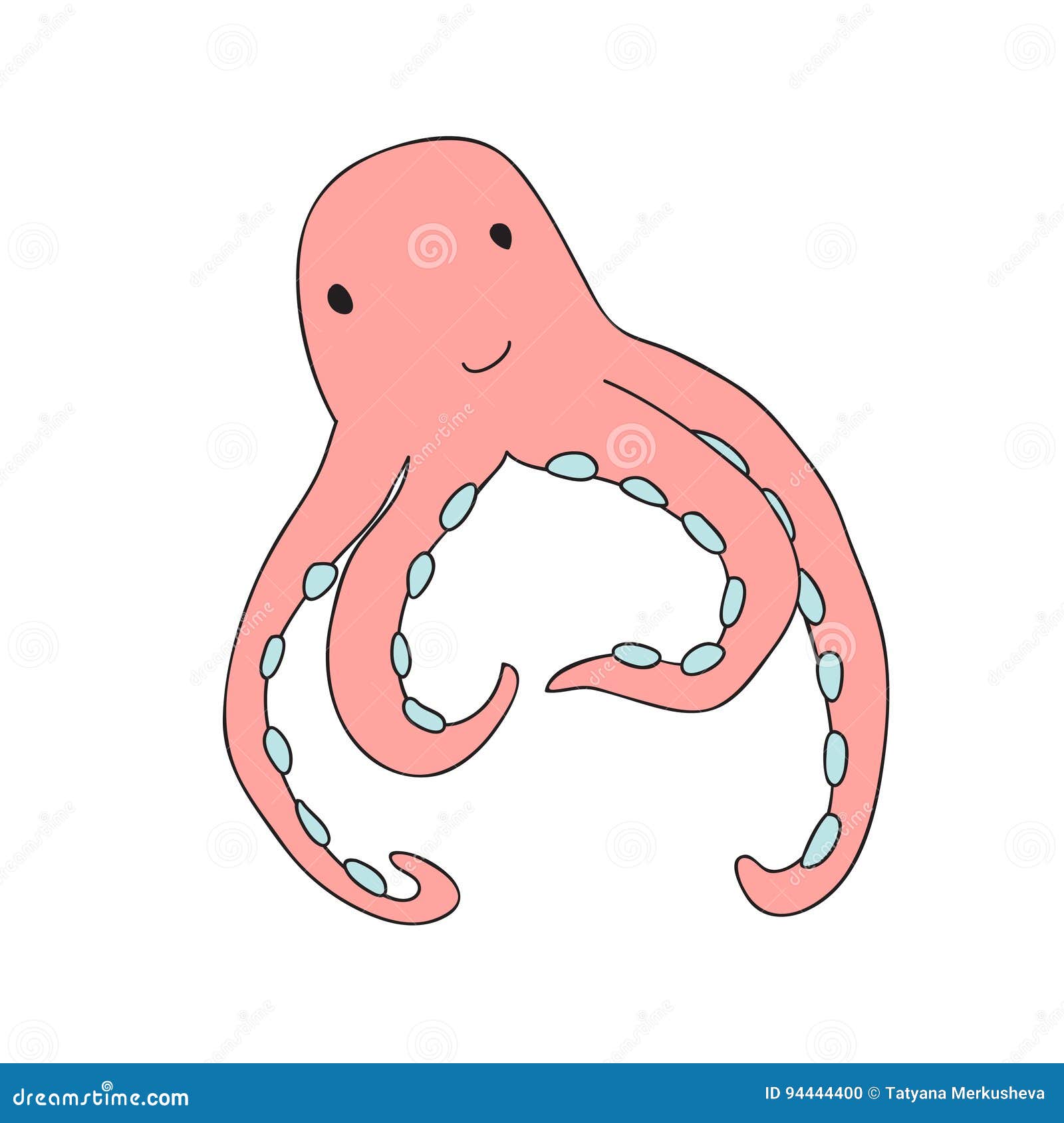 Simple Octopus Vector