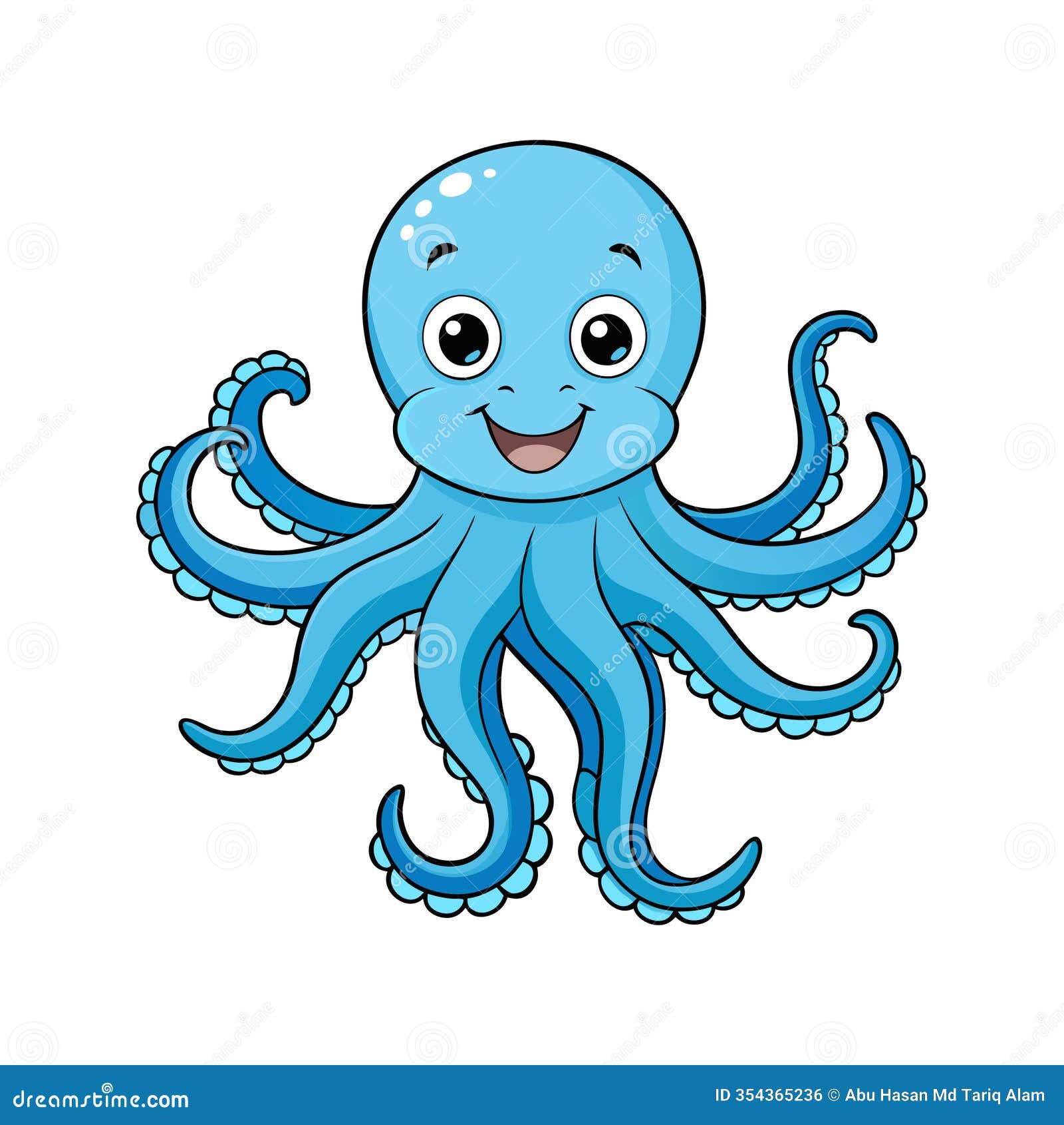 Smiling Faced Cartoon Question Mark. Vector Illustration ...