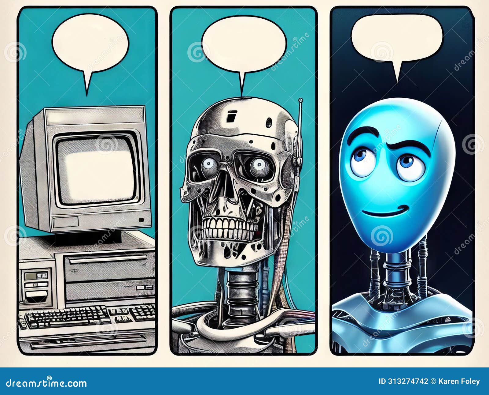 Cartoon of Machine Learning Stock Illustration - Illustration of ...