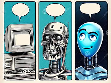 Cartoon of Machine Learning Stock Illustration - Illustration of ...