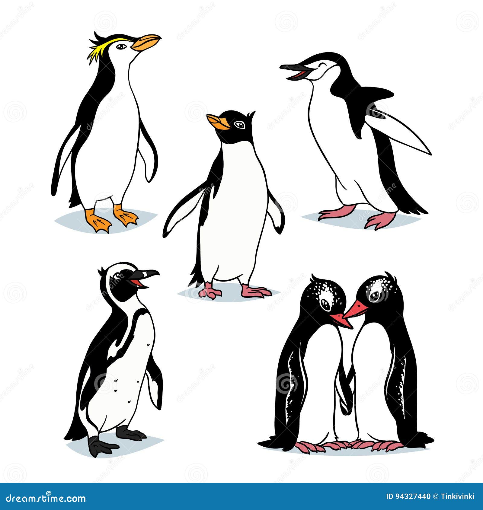 Two Gentoo Penguins Holding Hands. Vector Illustration | CartoonDealer ... Two Gentoo Penguins Holding Hands. Vector Illustration | CartoonDealer ...