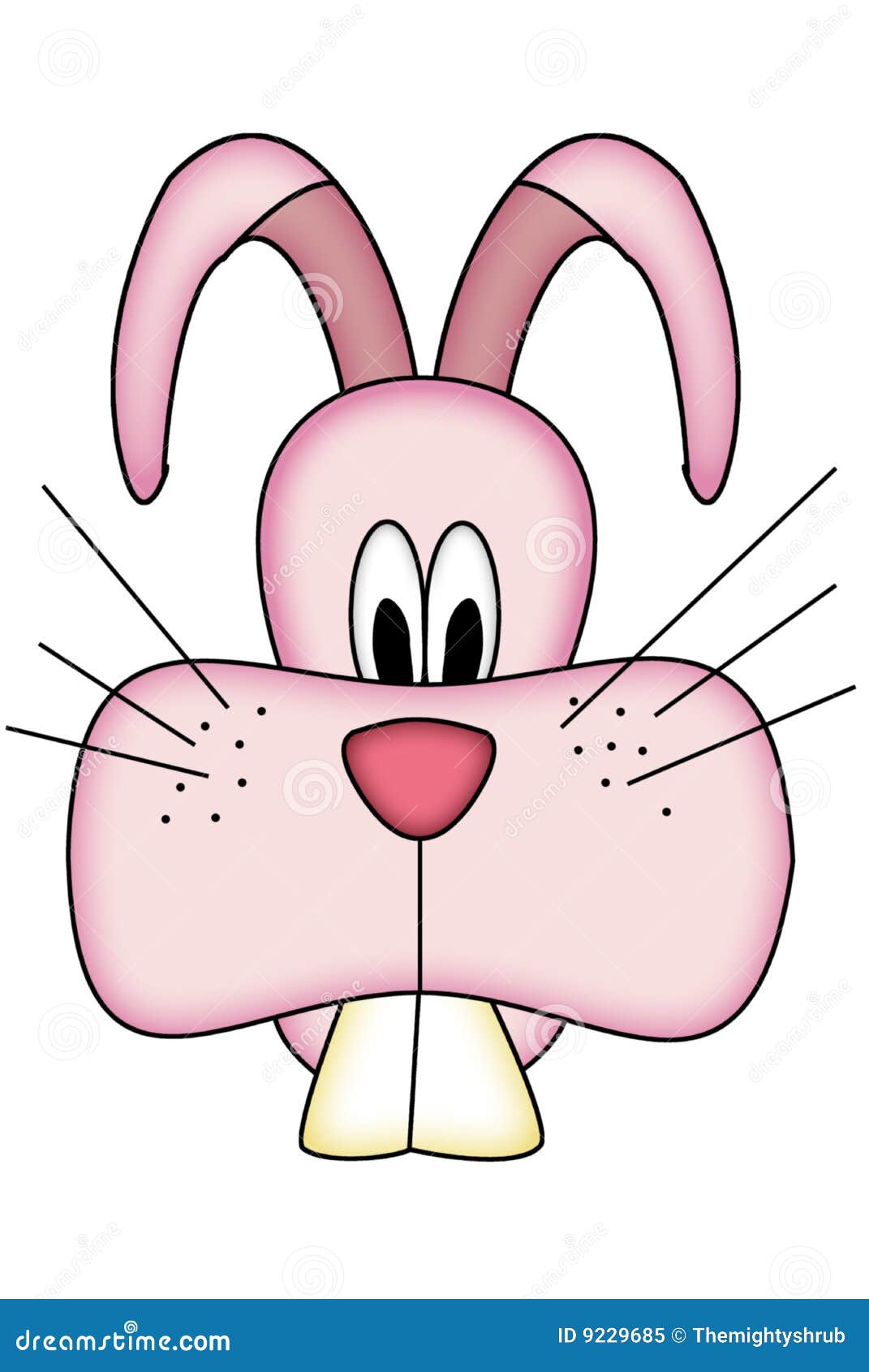 Large Pink Rabbit Stock Illustrations – 122 Large Pink Rabbit Stock ...