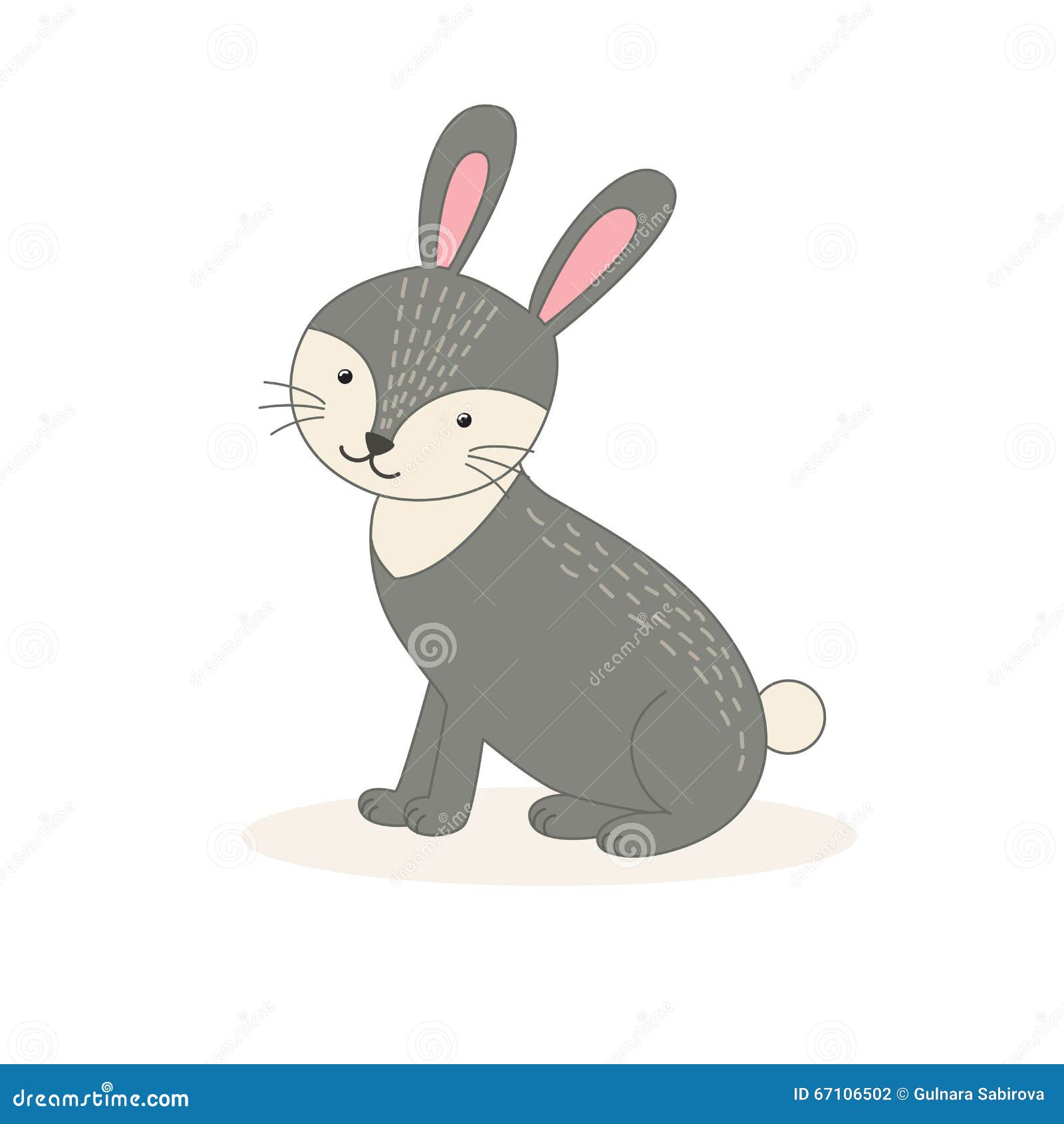 Woodland Rabbit Cartoon